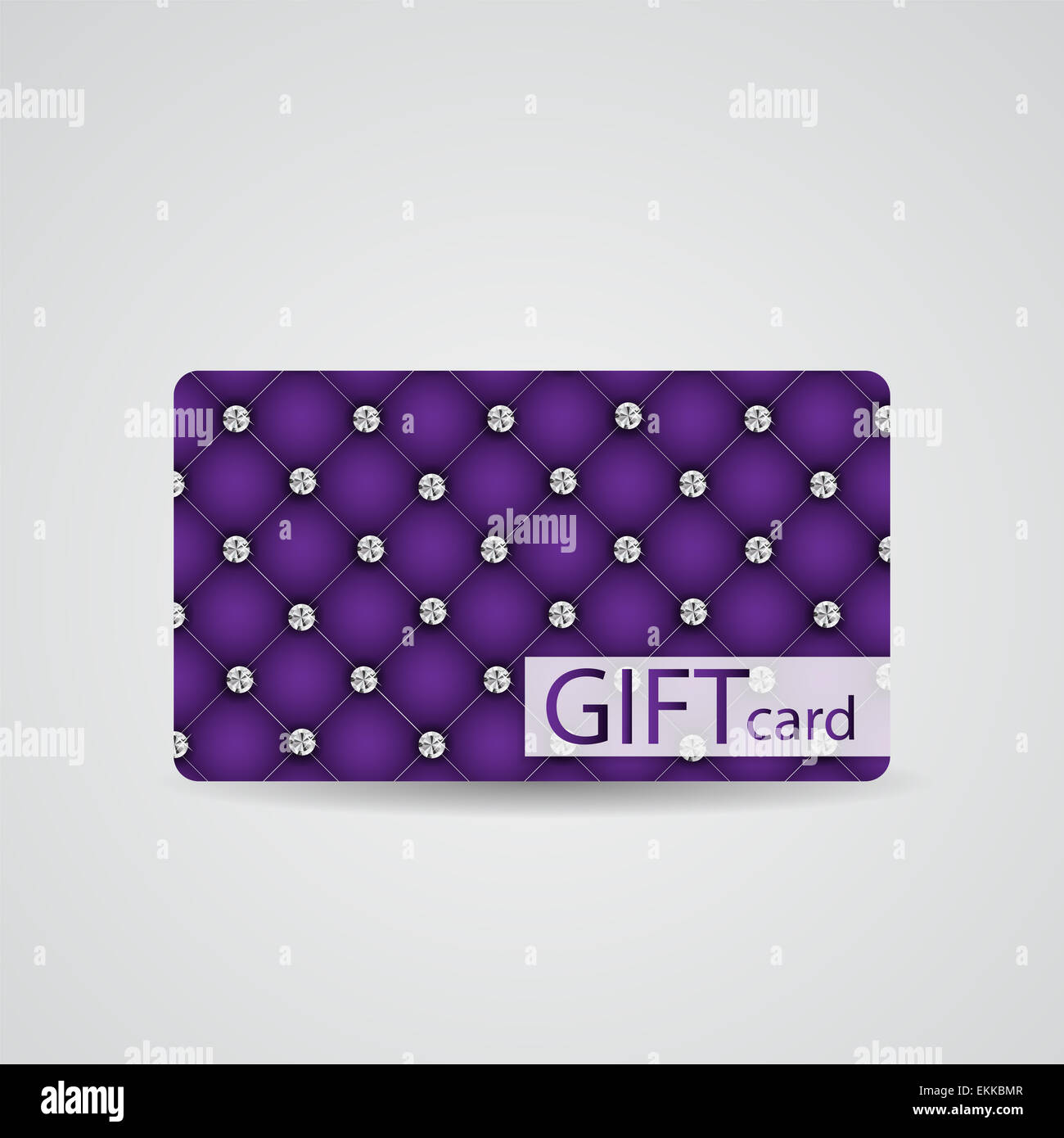 Abstract Beautiful Diamond Gift Card Design, Vector Illustration Stock ...