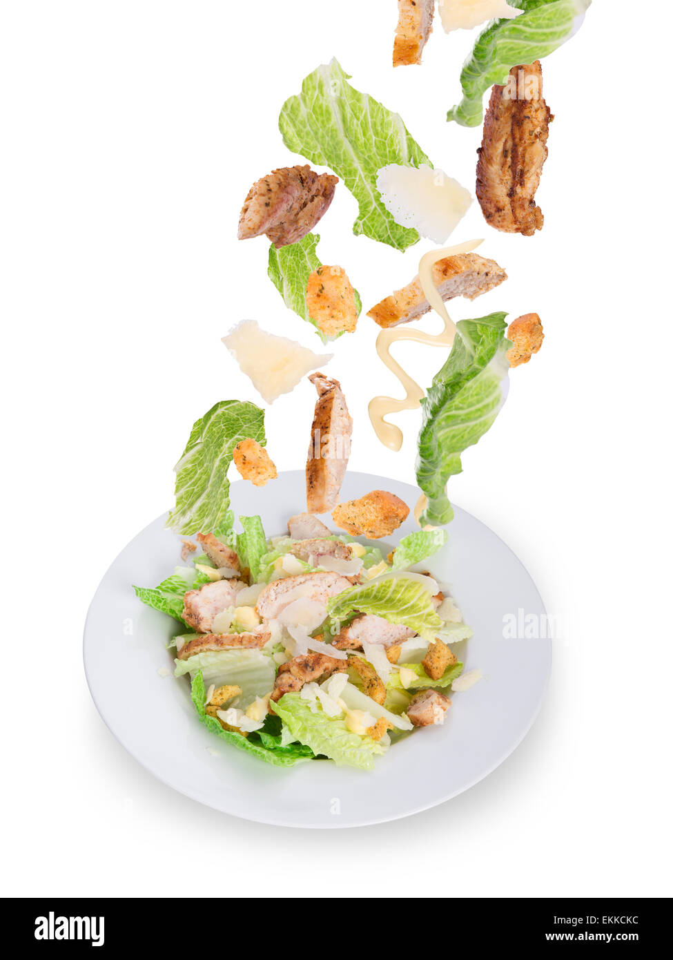 Fresh chicken salad Cut Out Stock Images & Pictures - Alamy