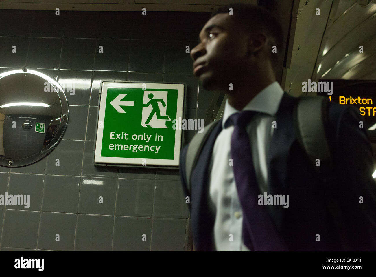Daily commute in London Underground Stock Photo - Alamy