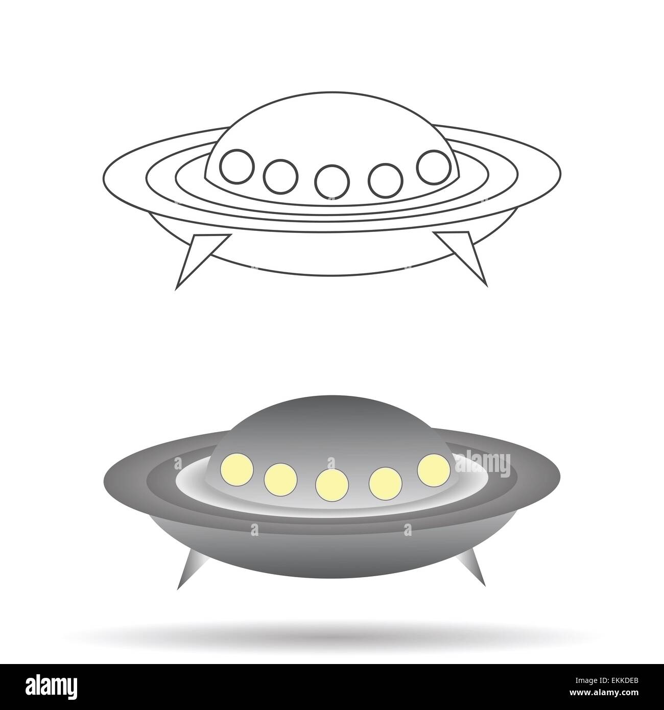 Ufo shape Cut Out Stock Images & Pictures - Alamy