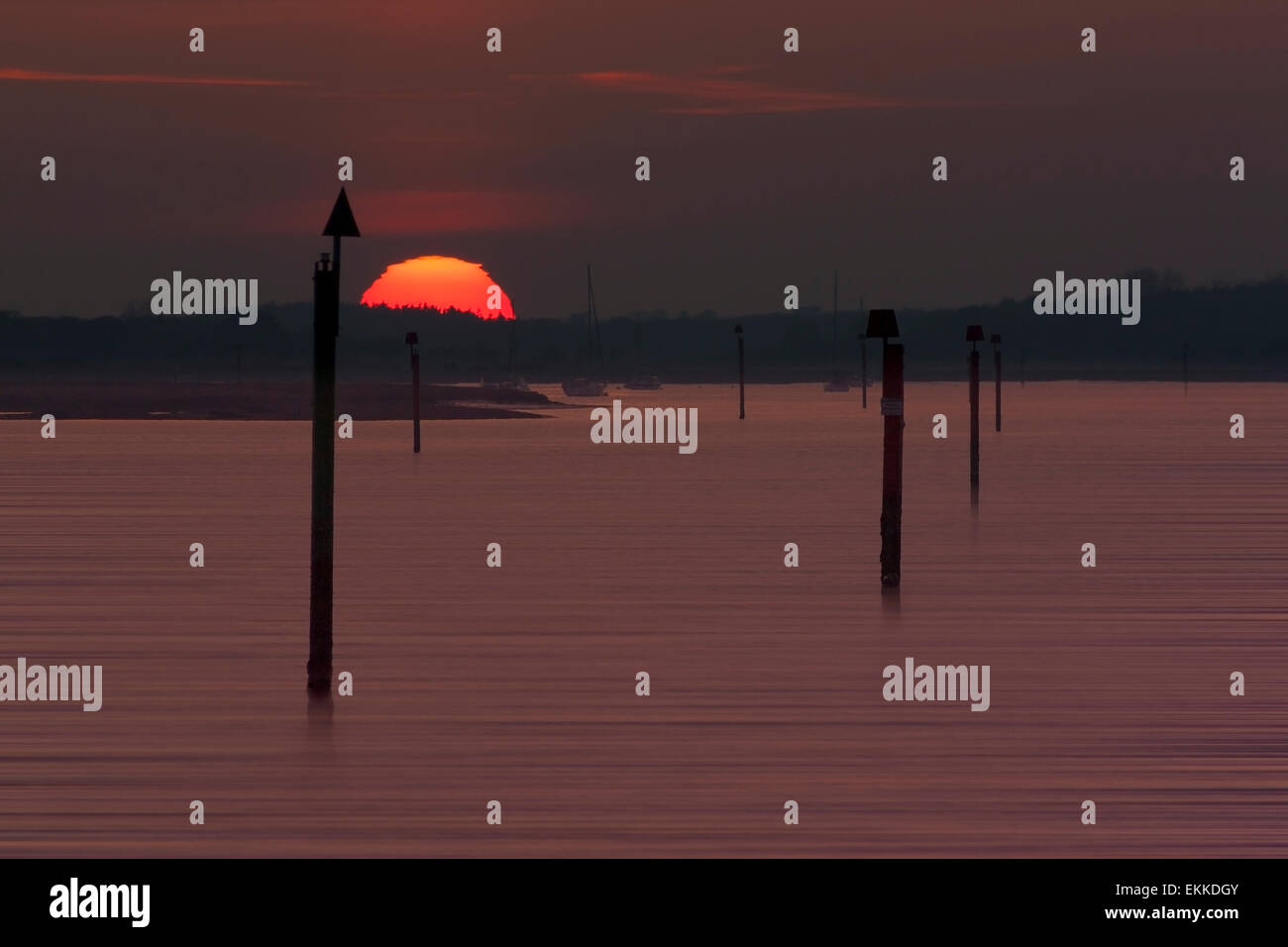 Deep channel markers hi-res stock photography and images - Alamy