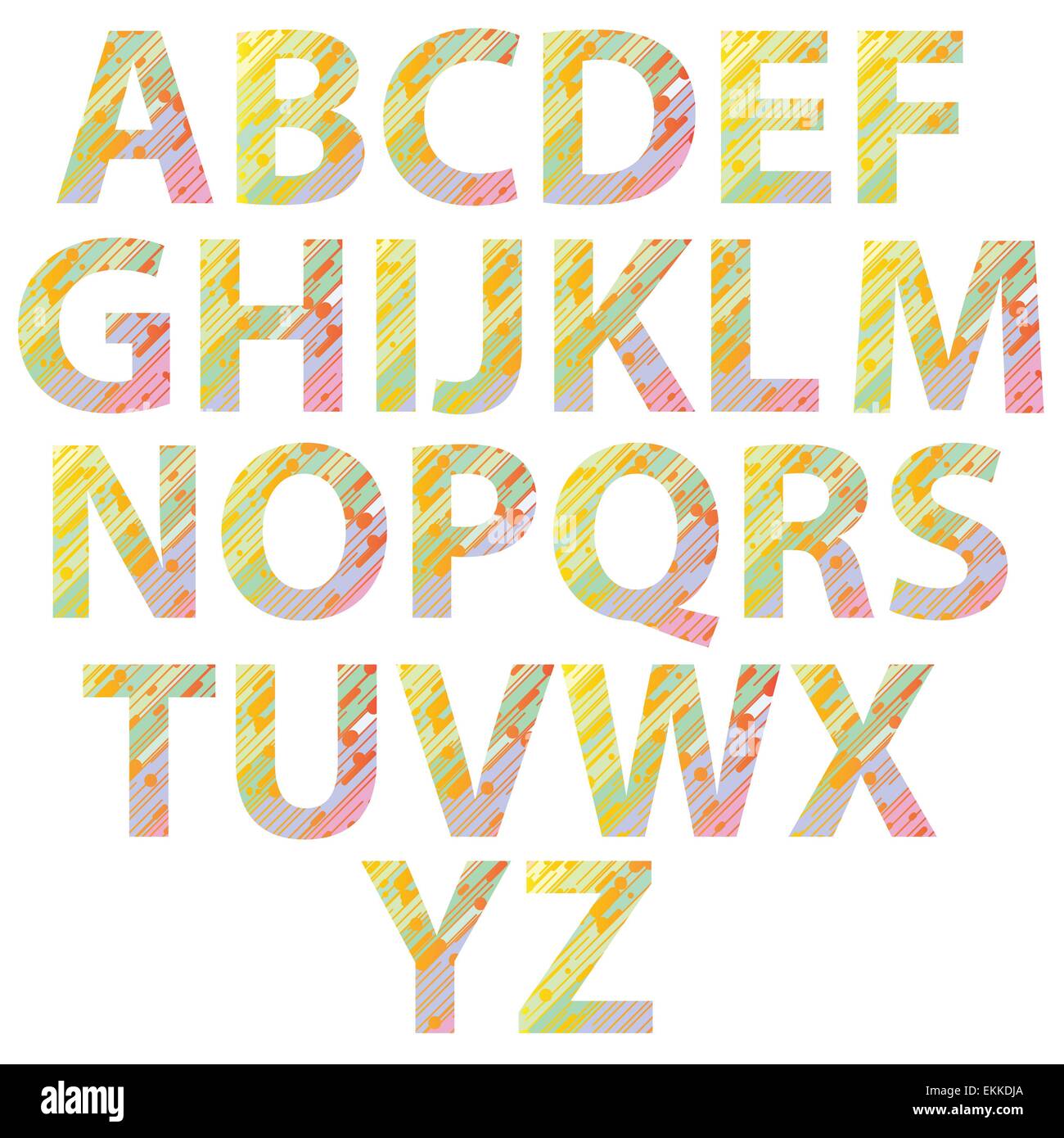 Neon glow alphabet Cut Out Stock Images & Pictures - Alamy