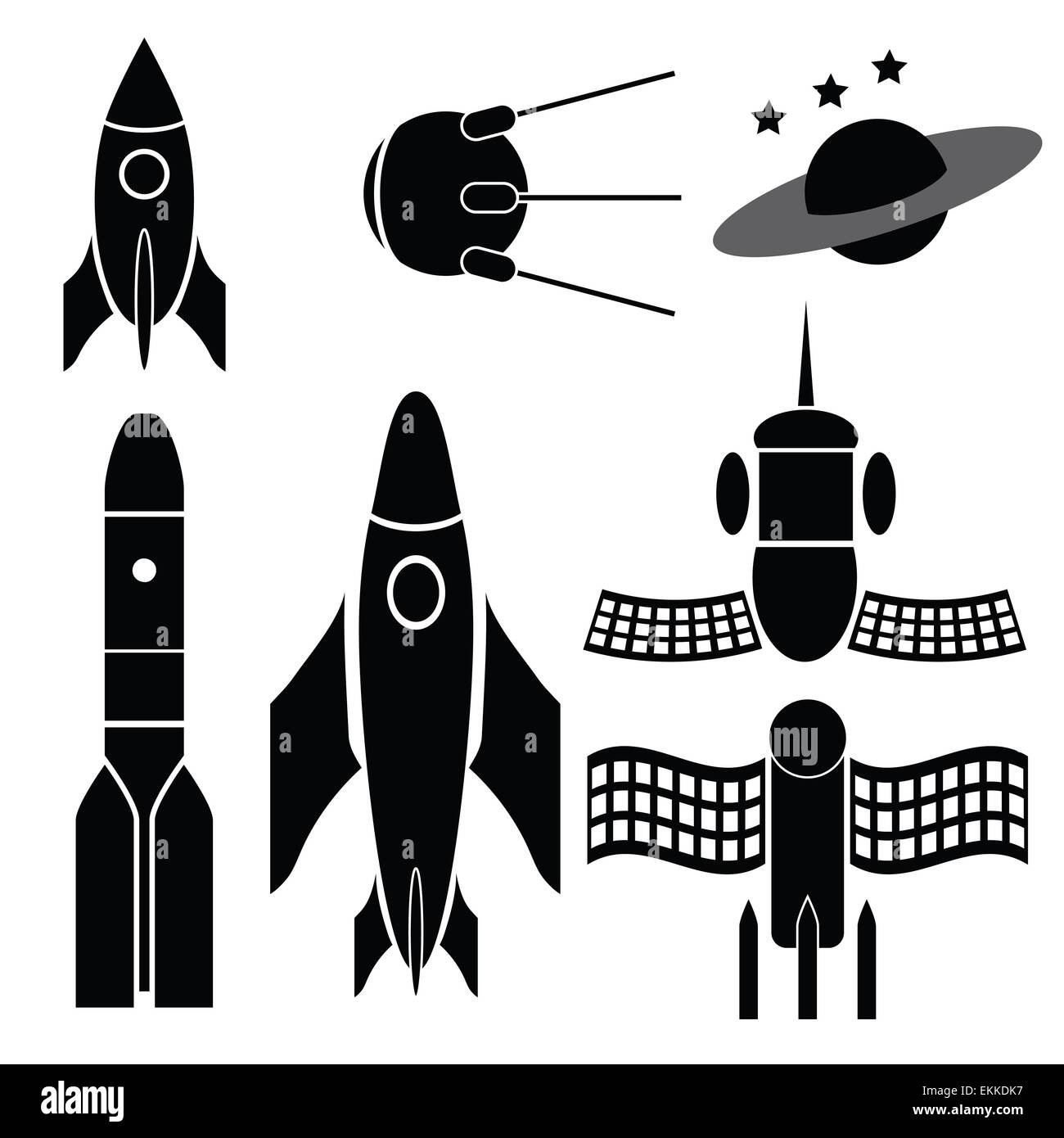 Space explorer retro Cut Out Stock Images & Pictures - Alamy