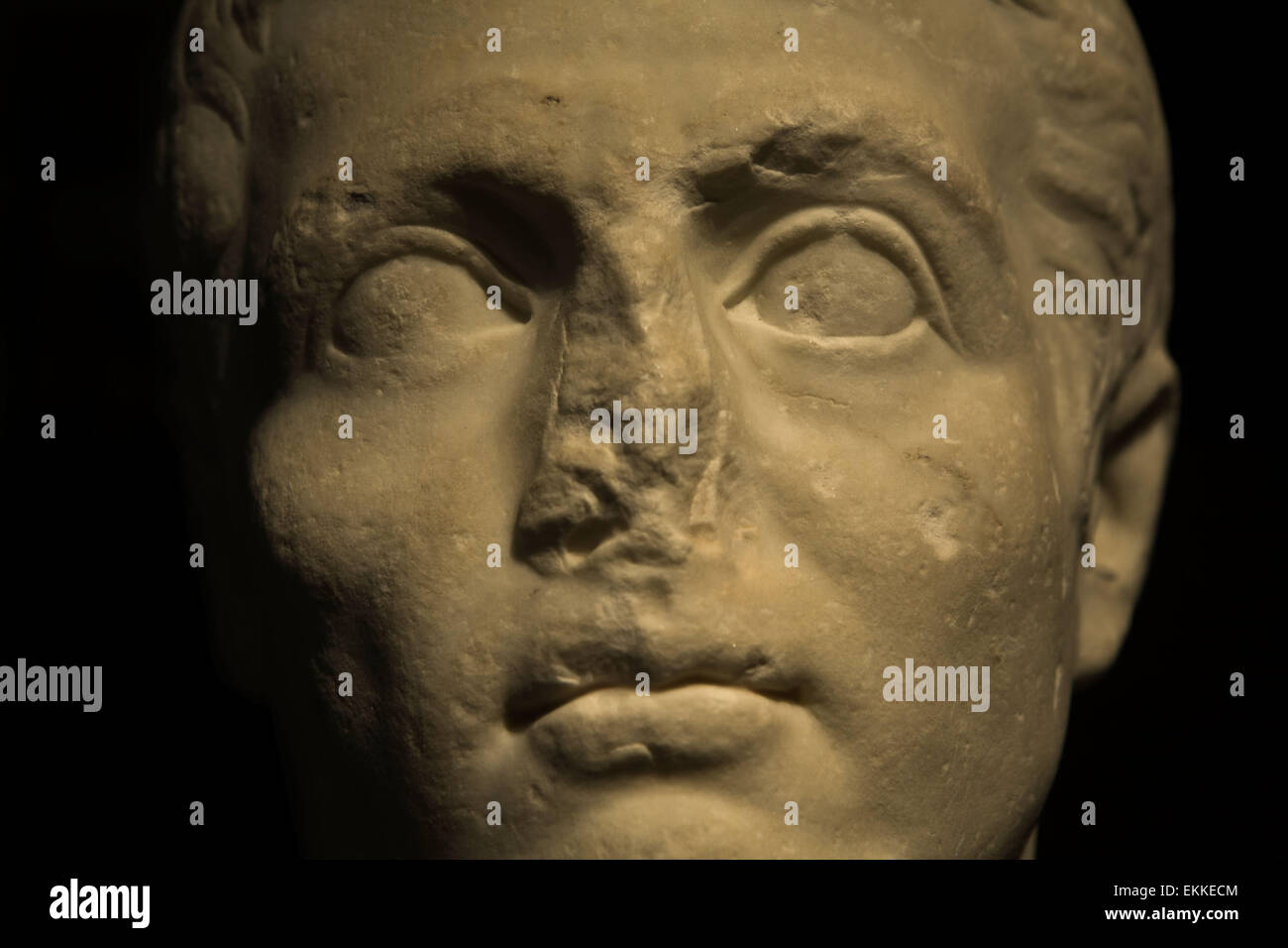 Portrait statue of a man with no nose, Cordoba, Andalusia, Spain Stock ...
