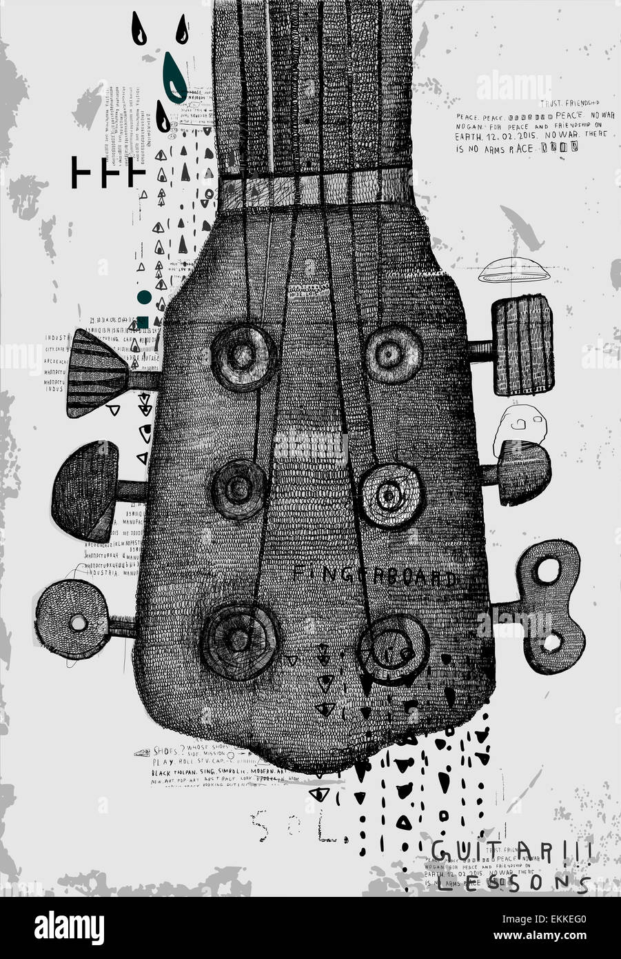 Symbolic image of part of a musical instrument Stock Photo - Alamy