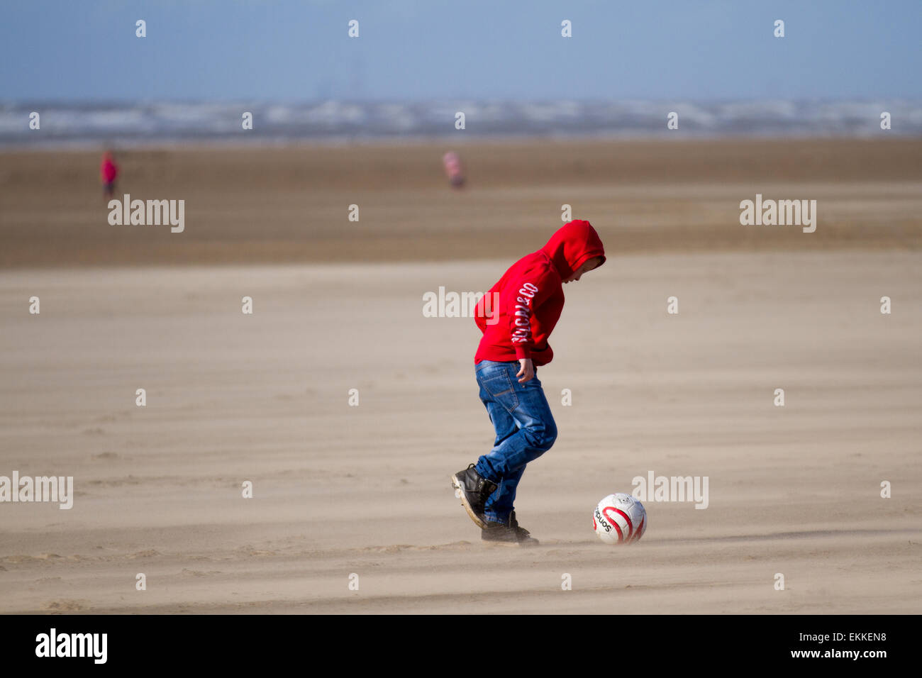 British kids playing football hi-res stock photography and images - Alamy