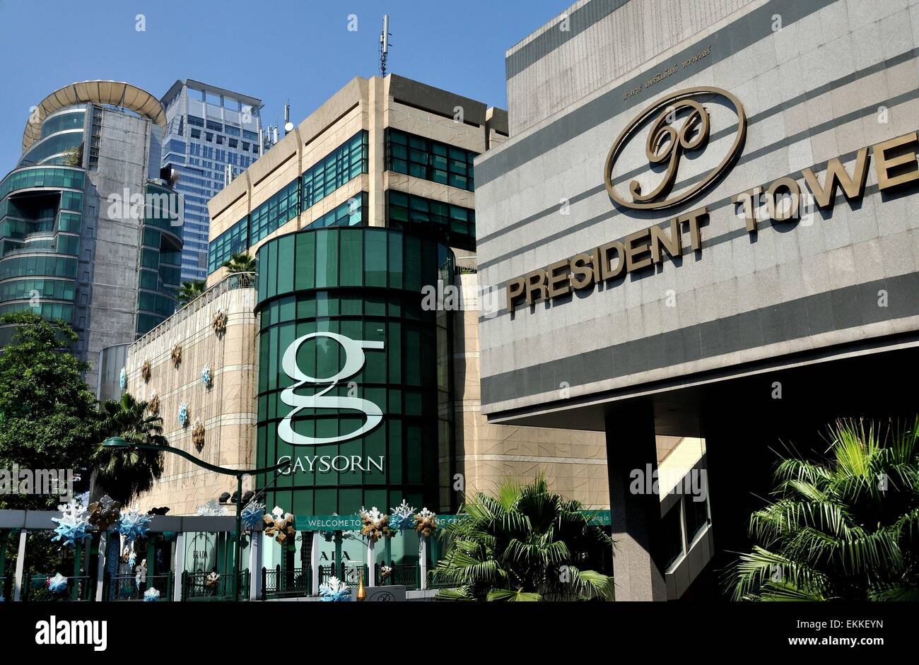 Bangkok, Thailand: Left to right - Zen Department Store, Gaysorn ...