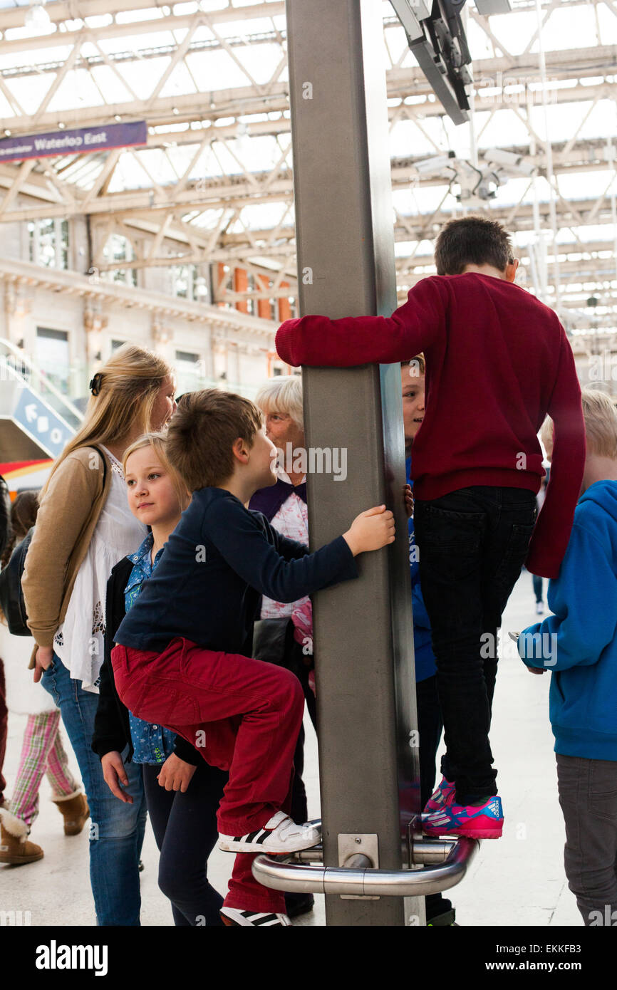 Daily commute in London Underground Stock Photo - Alamy