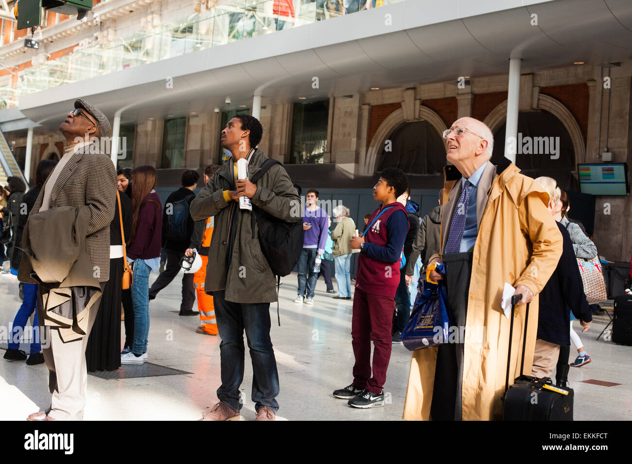 Daily commute in London Underground Stock Photo - Alamy