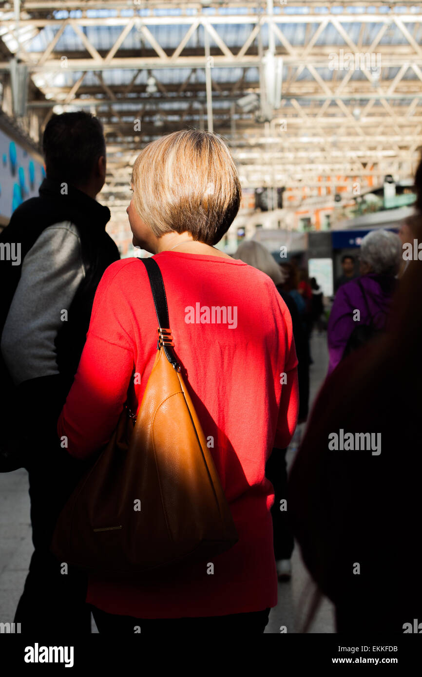 Daily commute in London Underground Stock Photo - Alamy