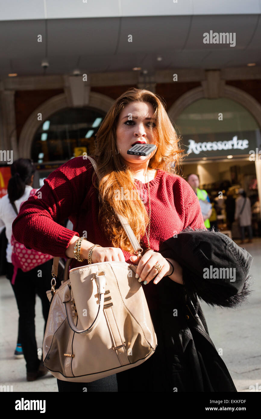 Daily commute in London Underground Stock Photo - Alamy