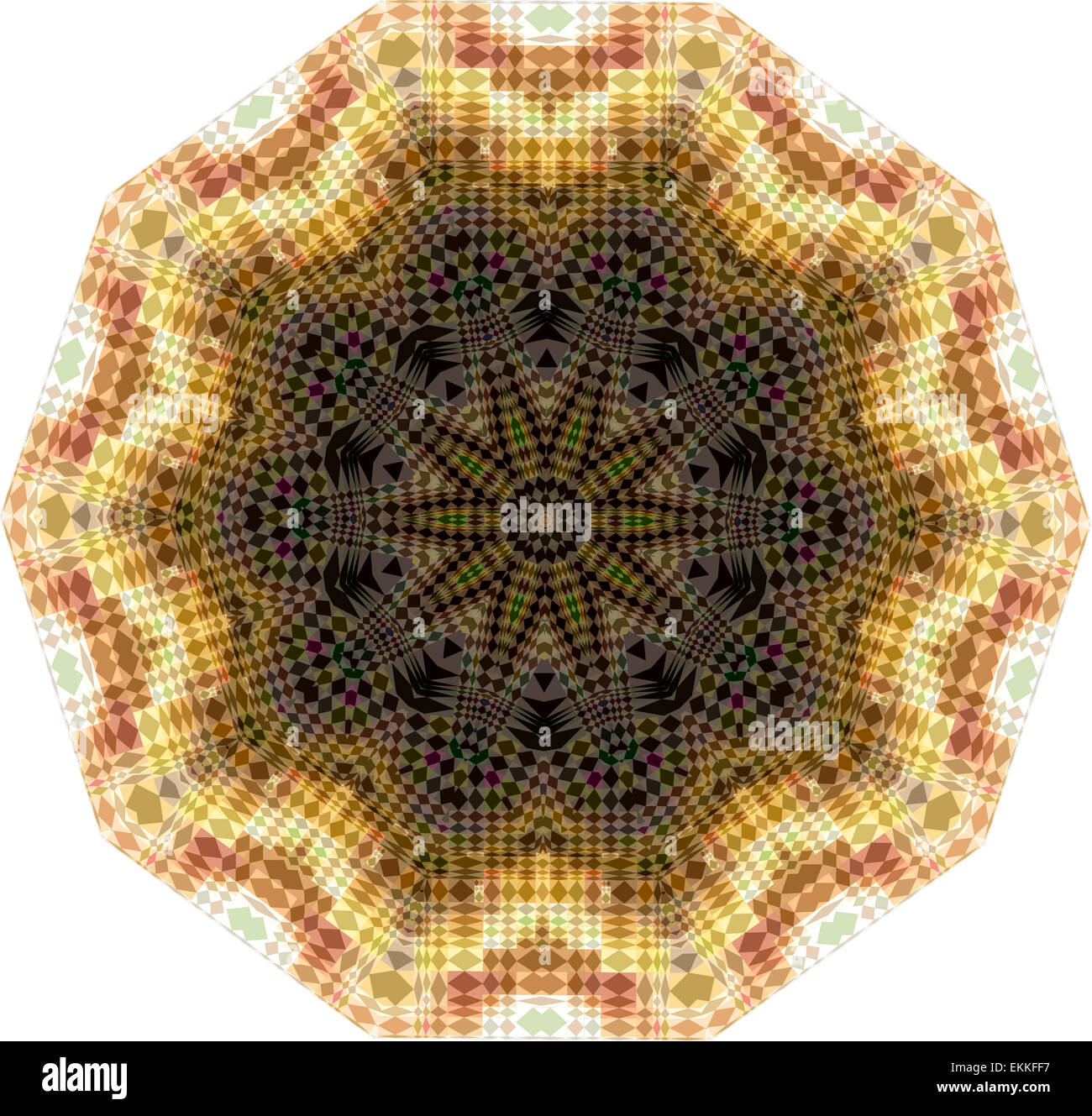 Decorative Mandala design in deeper color tones Stock Photo - Alamy