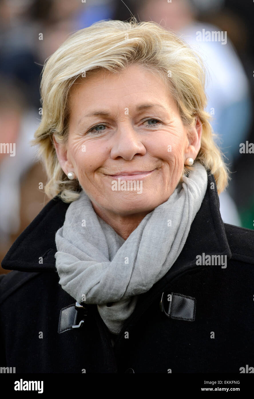 Fuerth, Germany. 8th Apr, 2015. Germany's coach Silvia Neid pictured at ...