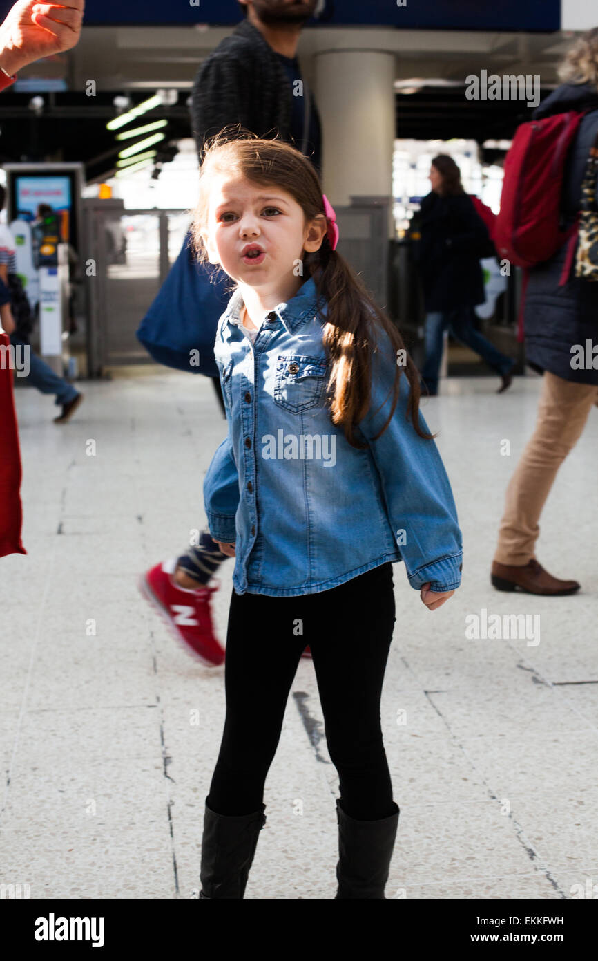 Daily commute in London Underground Stock Photo - Alamy