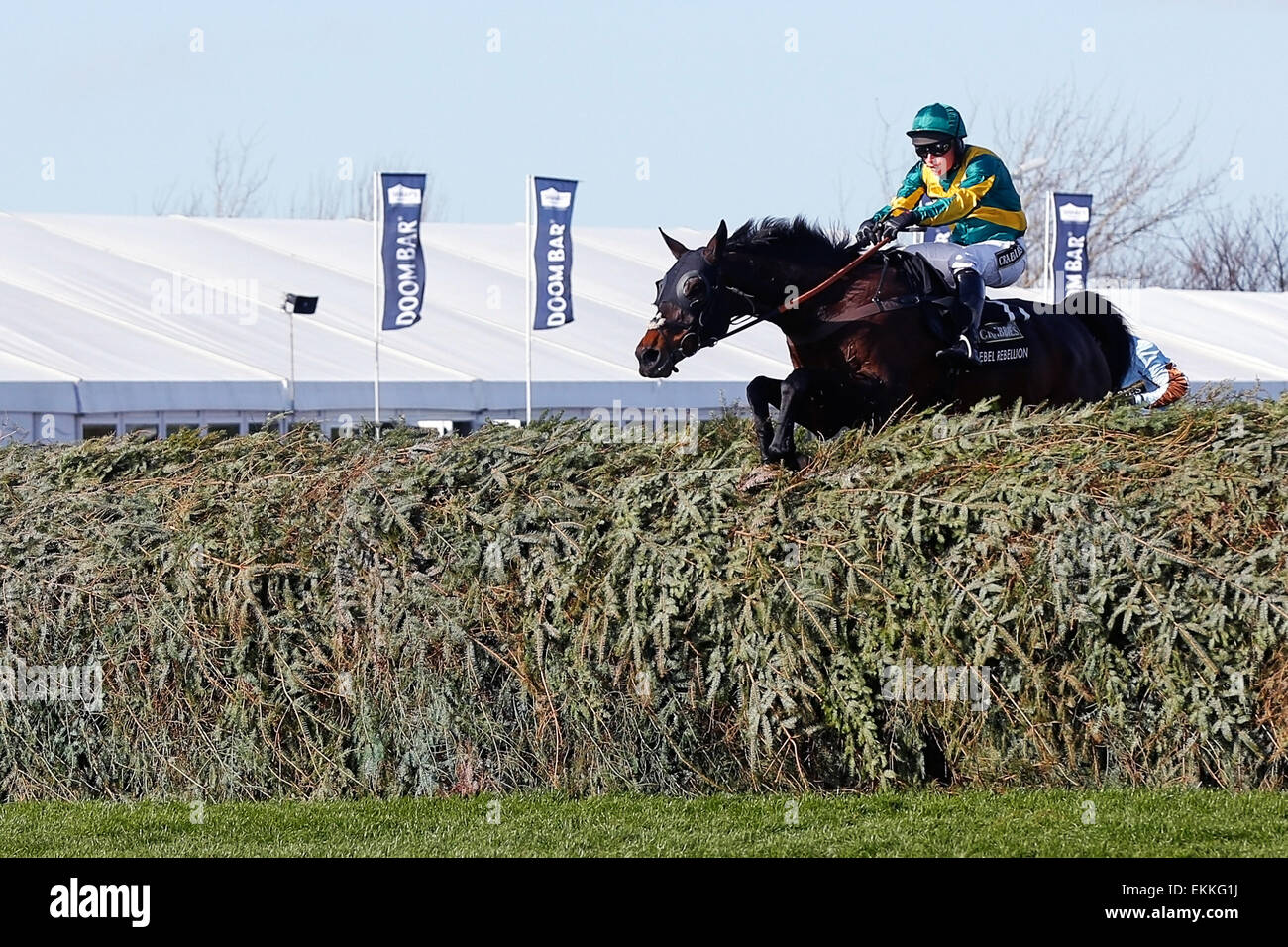 Aintree Racecourse, Liverpool, UK, 11th Apr, 2015. Aintree race course ...