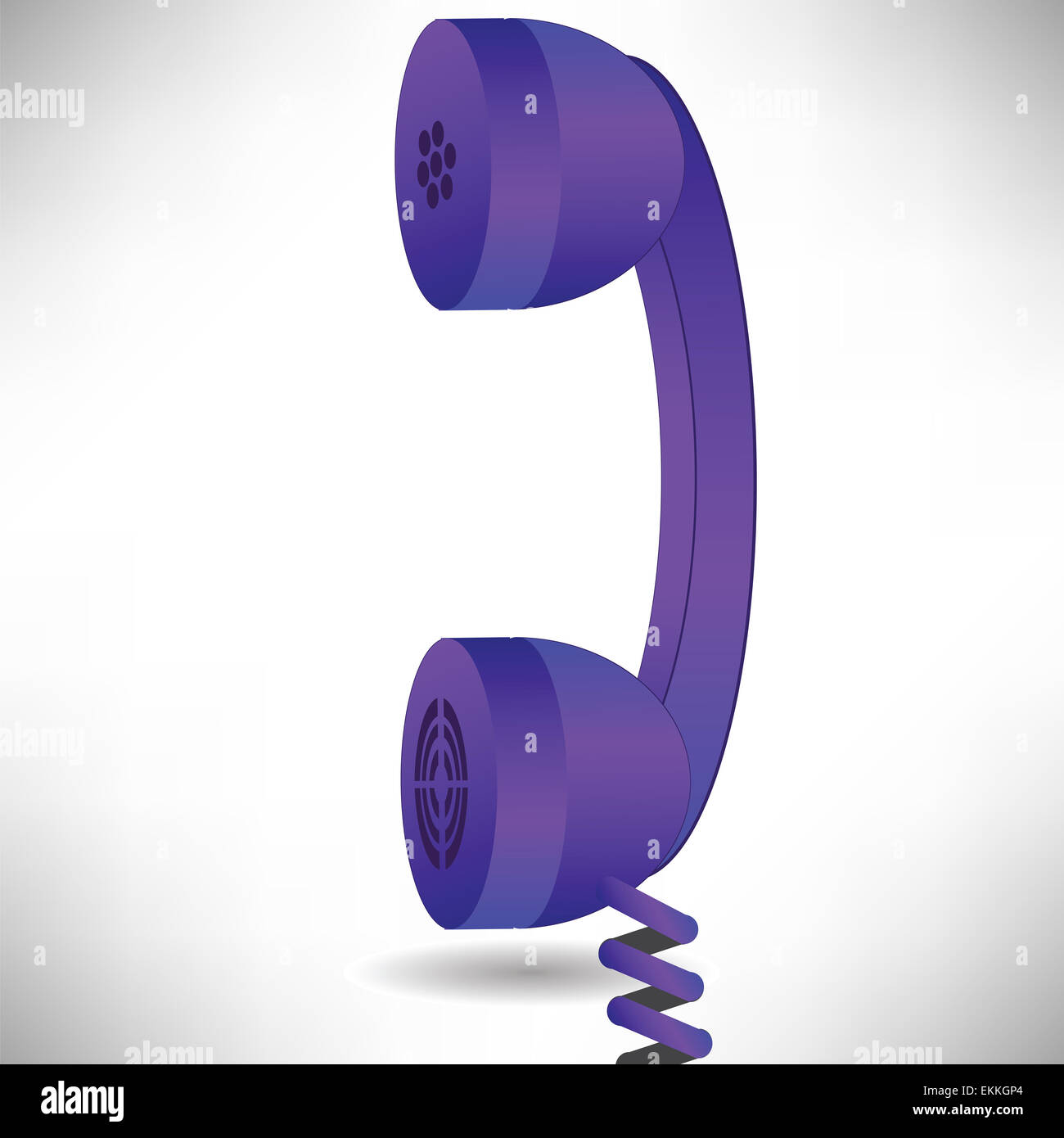Blue handset hi-res stock photography and images - Alamy