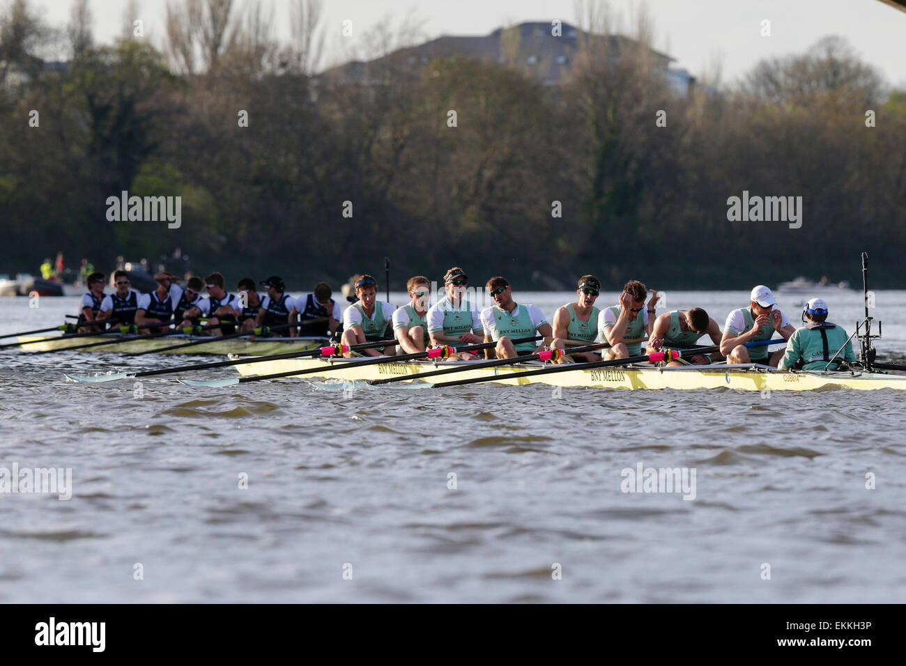 London, UK, 11th Apr, 2015. London, England. BNY Mellon Boat Races Day ...
