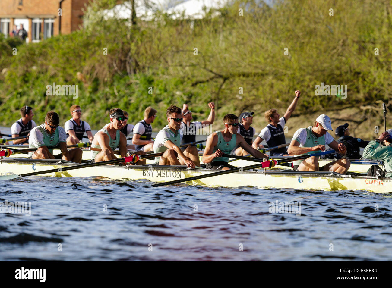 London, UK, 11th Apr, 2015. London, England. BNY Mellon Boat Races Day ...