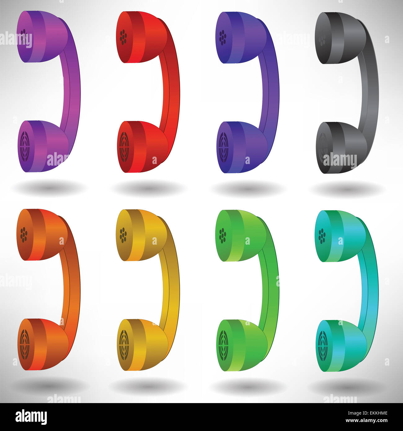 Handset telephone handsets hi-res stock photography and images - Alamy