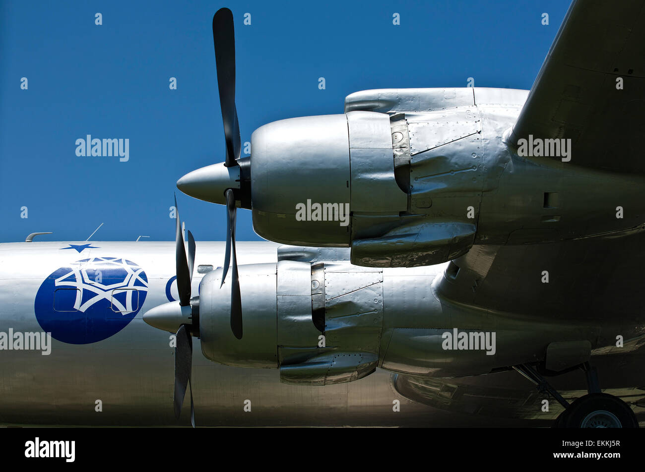 The Douglas DC-7 is an American transport aircraft built by the Douglas ...