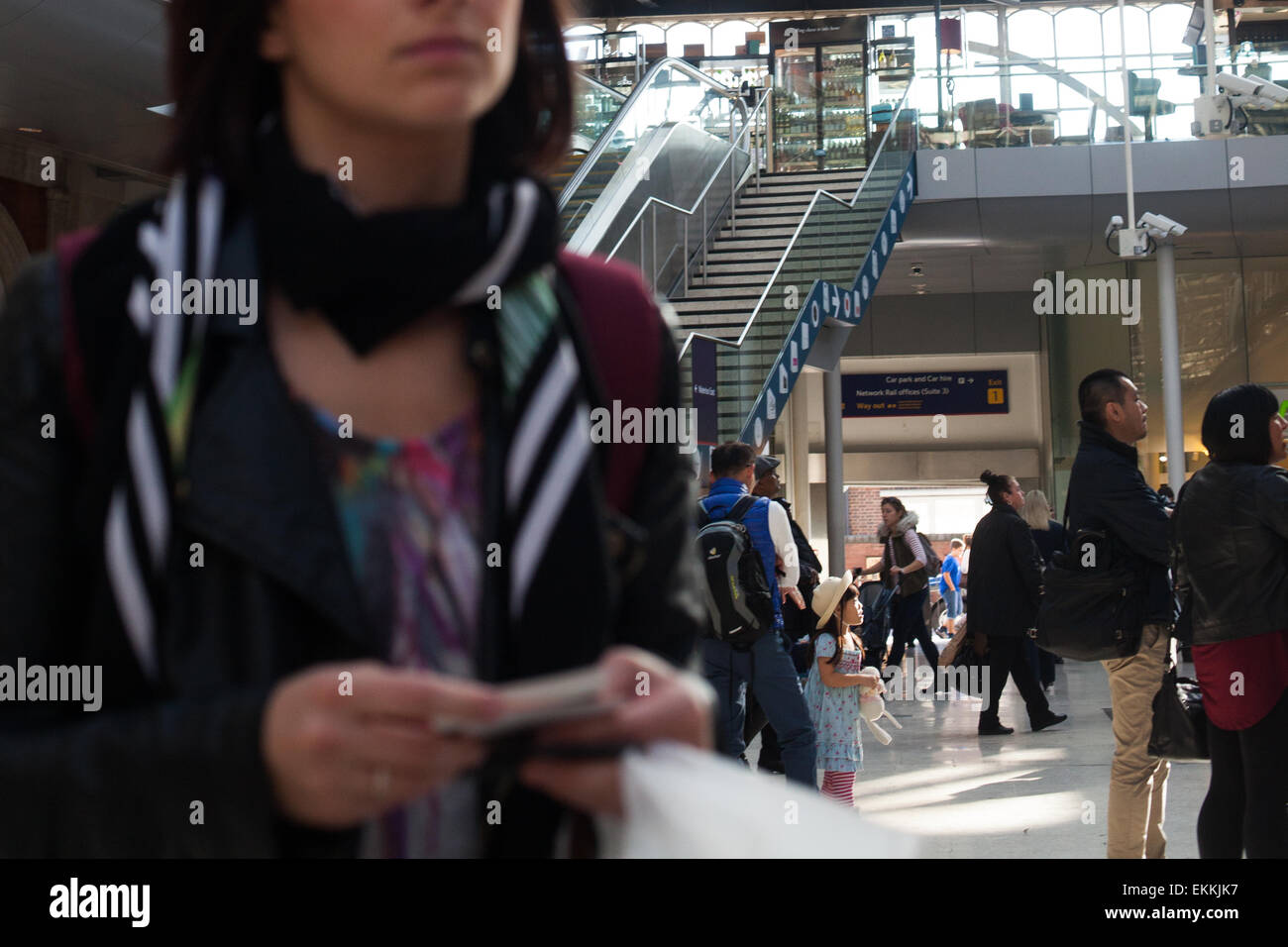 Daily commute in London Underground Stock Photo - Alamy