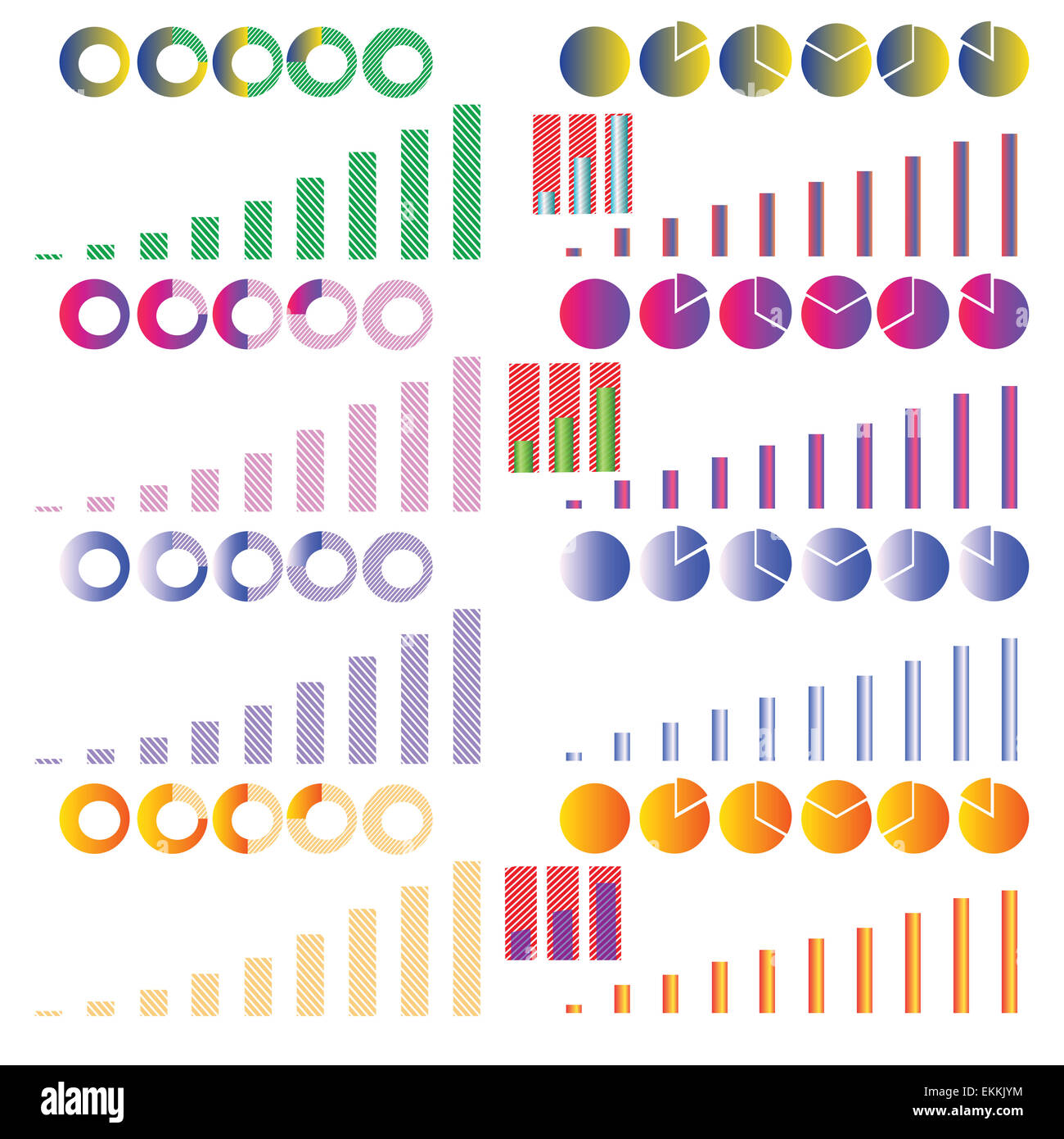 Blank diagram circle Cut Out Stock Images & Pictures - Alamy