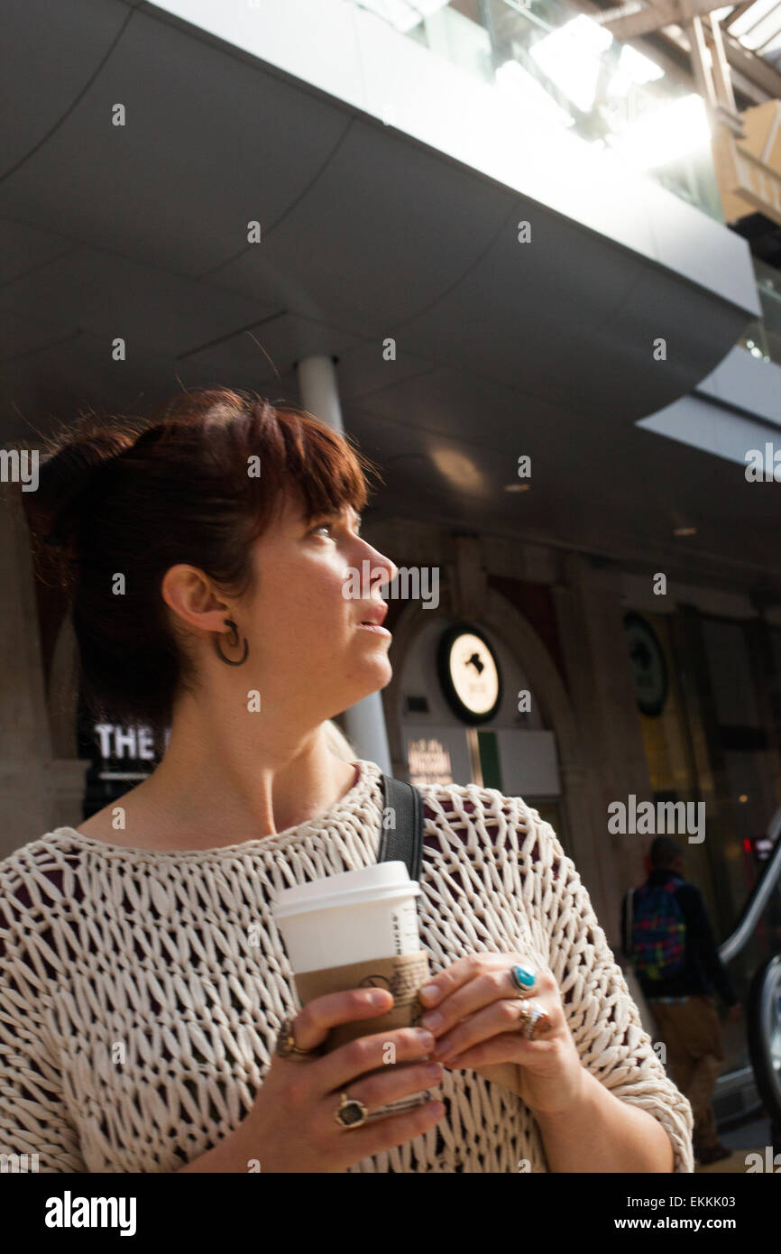 Daily commute in London Underground Stock Photo - Alamy