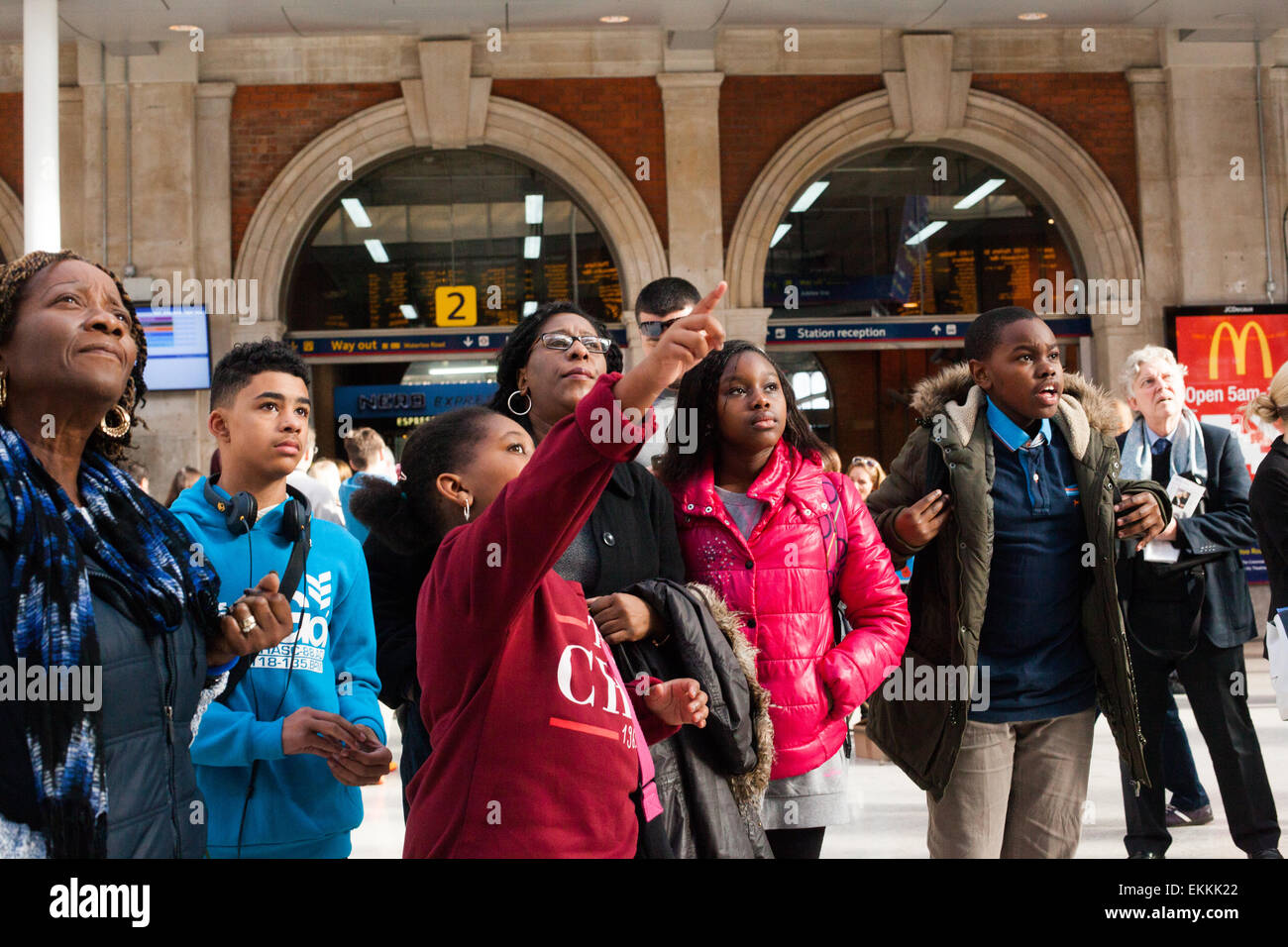 Daily commute in London Underground Stock Photo - Alamy