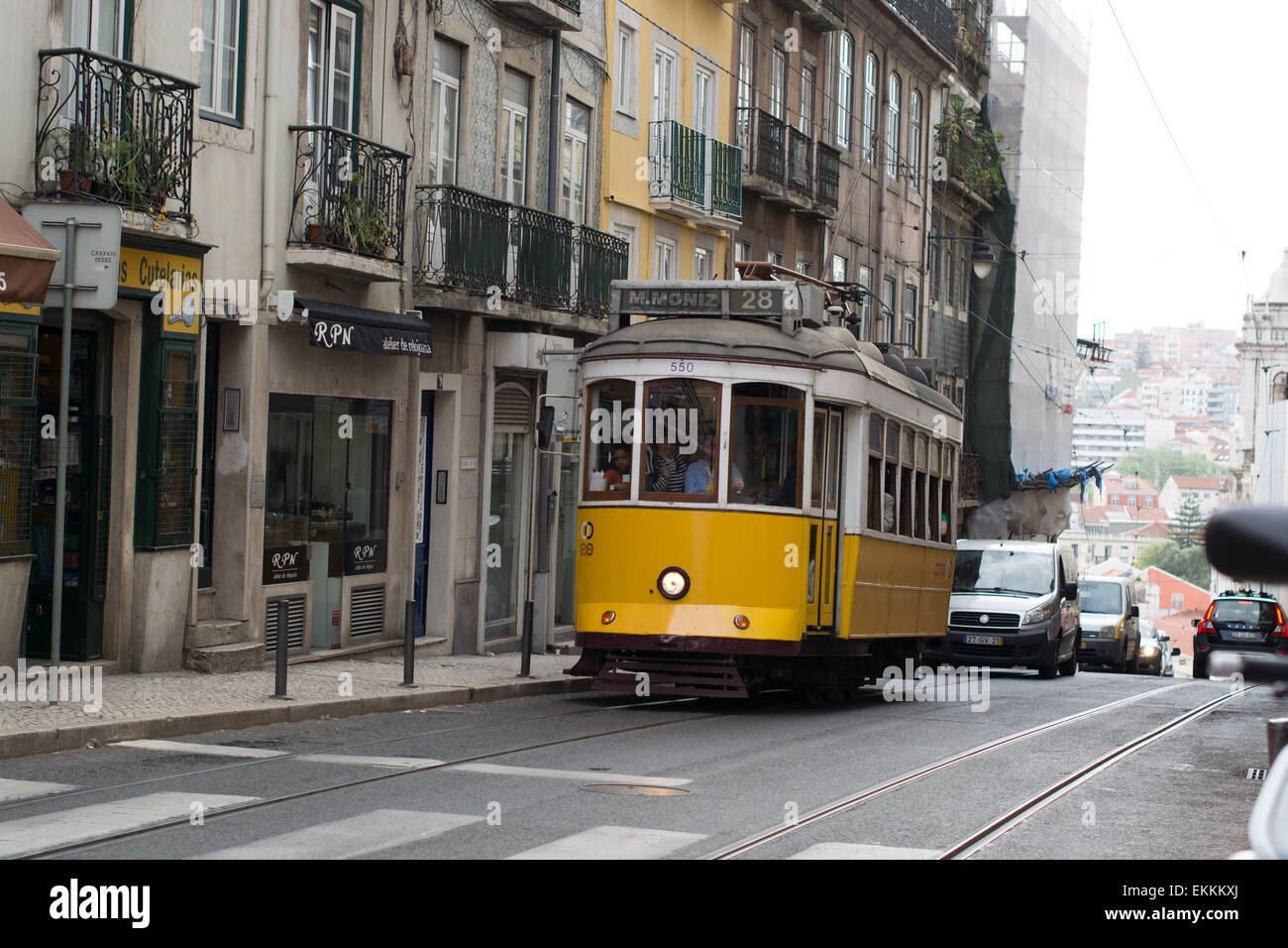 Lisbon Yellow Bus High Resolution Stock Photography and Images - Alamy