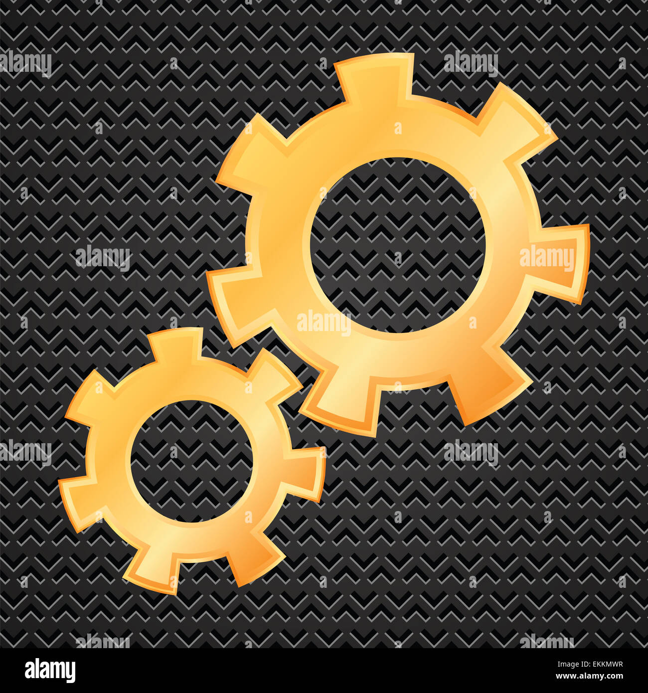 Gold gears hi-res stock photography and images - Alamy