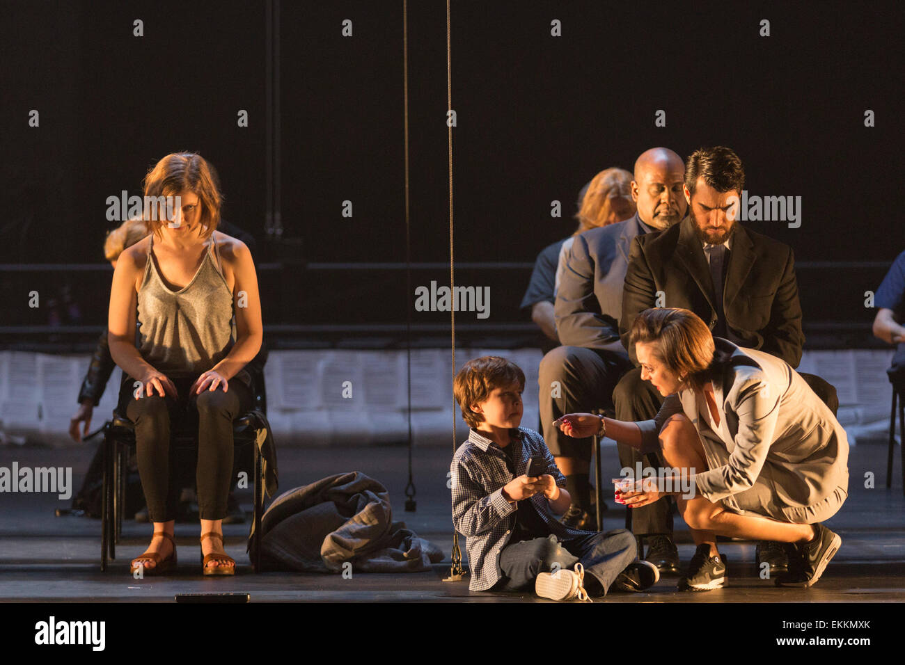 Edward Green as Child and Clare Presland as Realtor. Deborah Warner ...