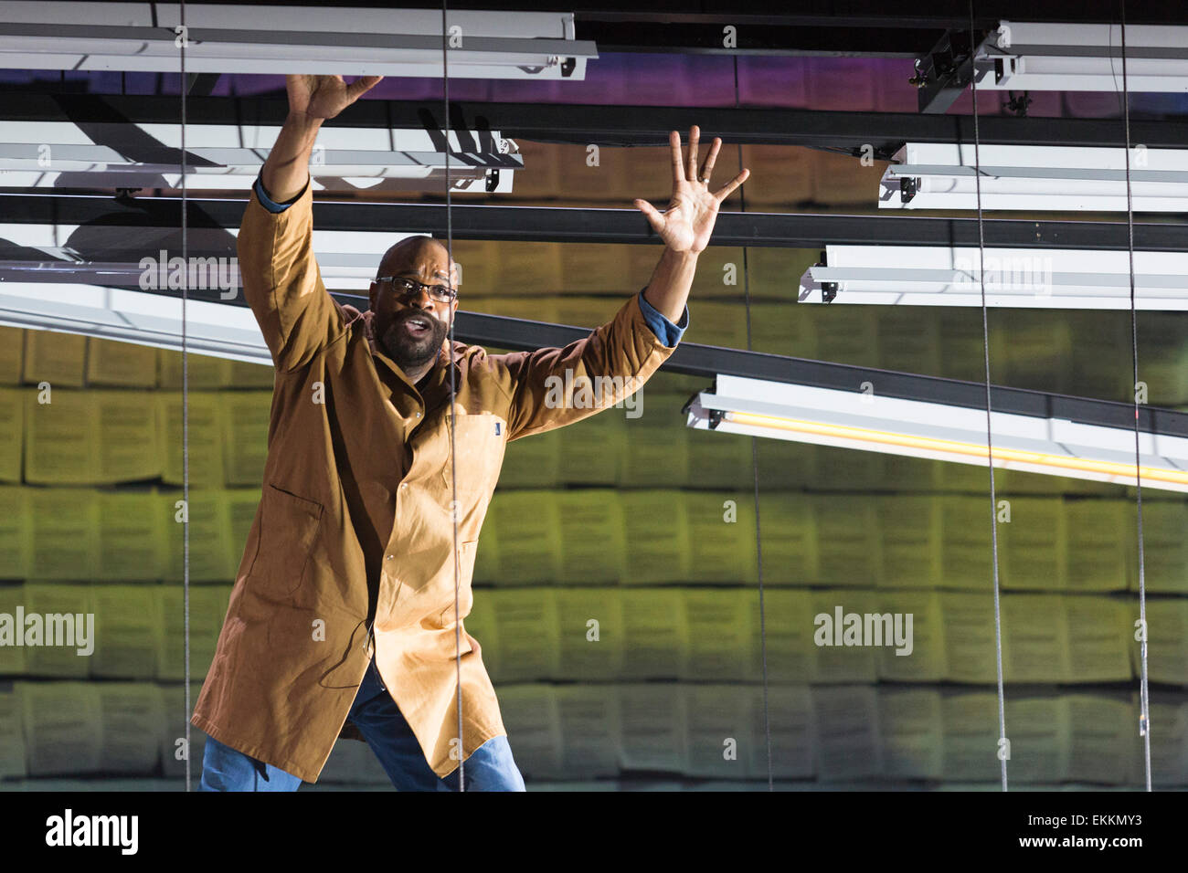 Pictured: Eric Greene as Janitor. Deborah Warner directs the world ...