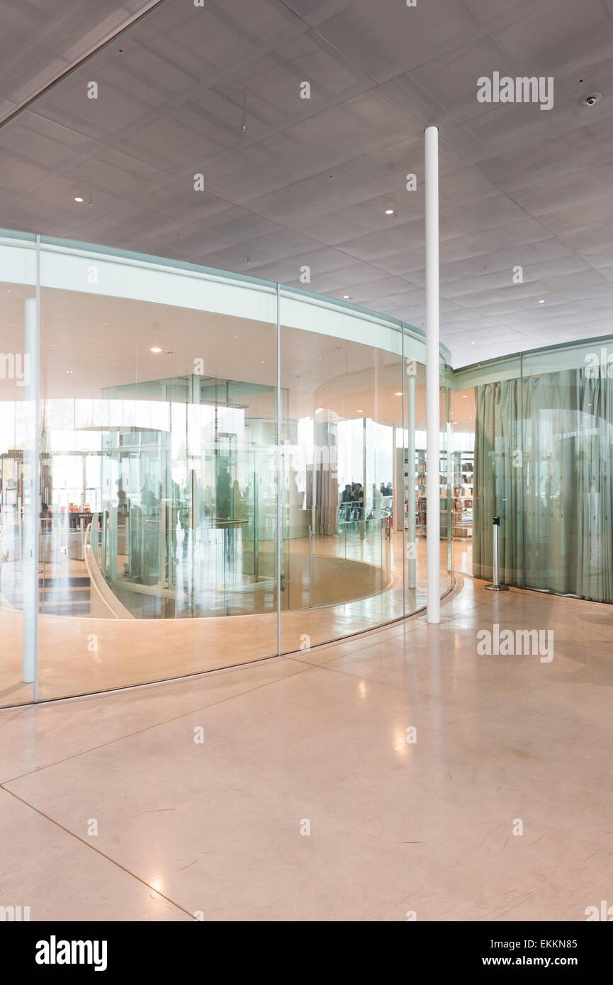 France, Lens, Interior view of the Louvre-Lens designed by SANAA Stock ...