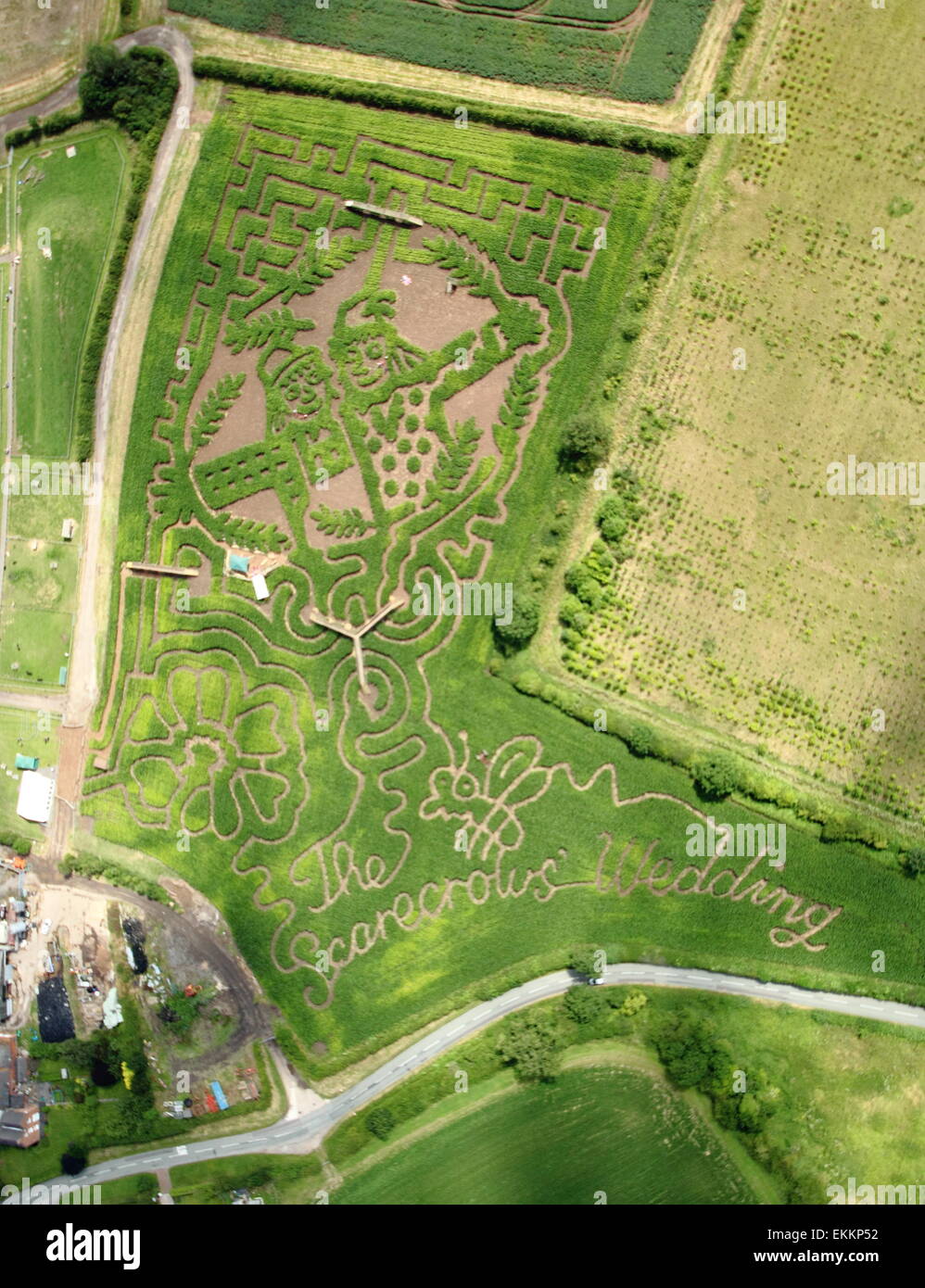 The maize maze hi-res stock photography and images - Alamy