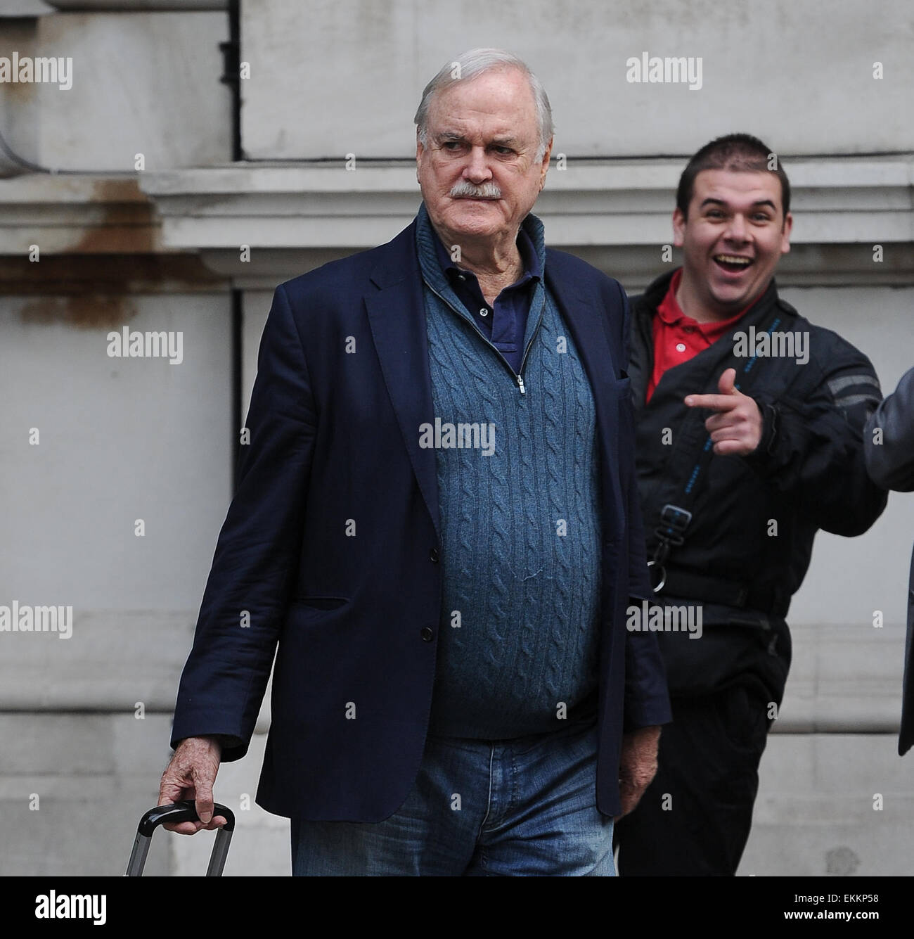 'Monty Python' co-founder John Cleese spotted leaving his London hotel ...