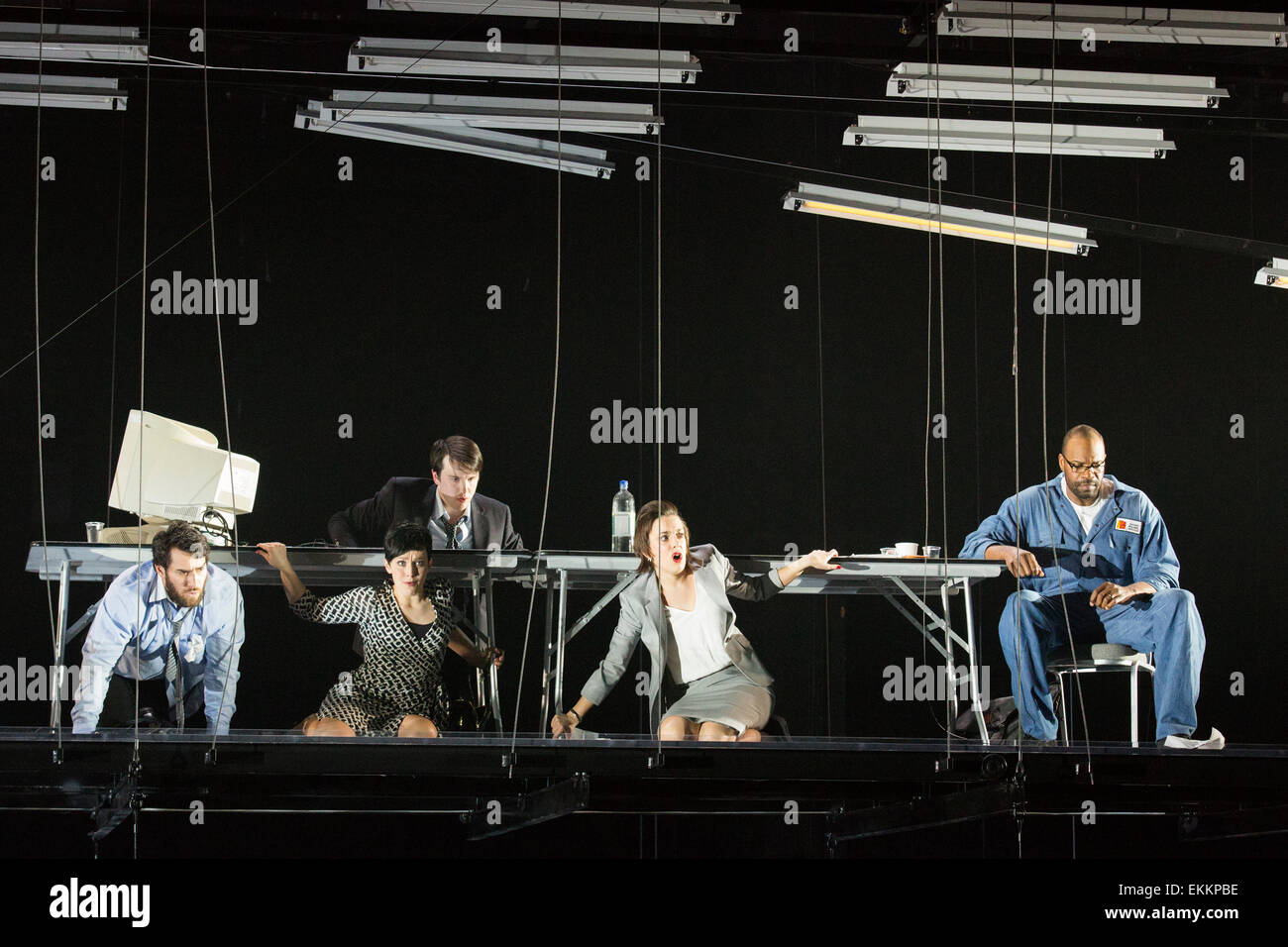 L-R: Phillip Rhodes, Rhian Lois, William Morgan, Clare Presland and ...