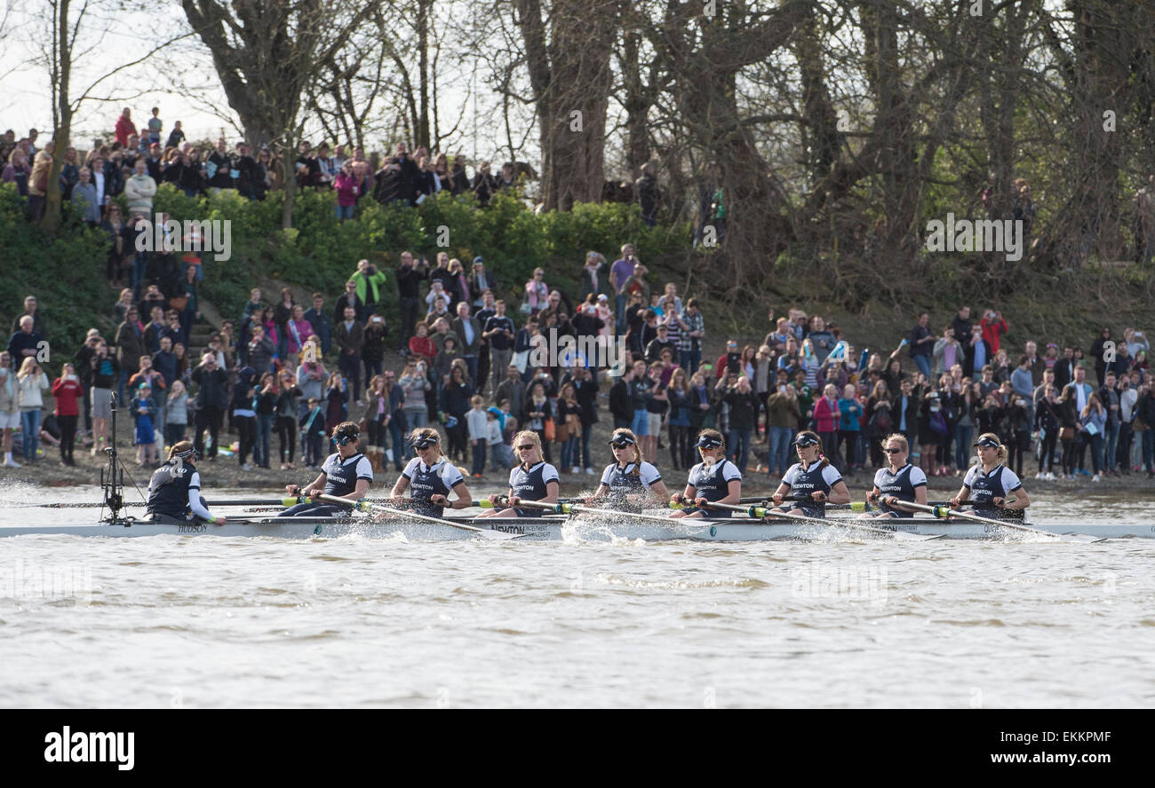 London, UK. 11th April, 2015. Oxford University Women's Boat Club ...