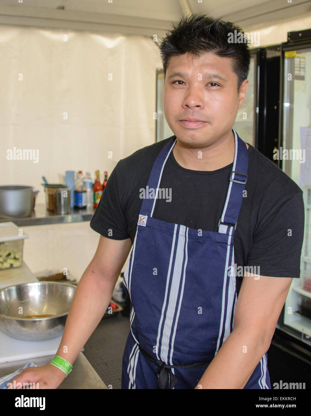 Sydney, Australia. 11th April, 2015. Celebrity chef Frank Shek from ...