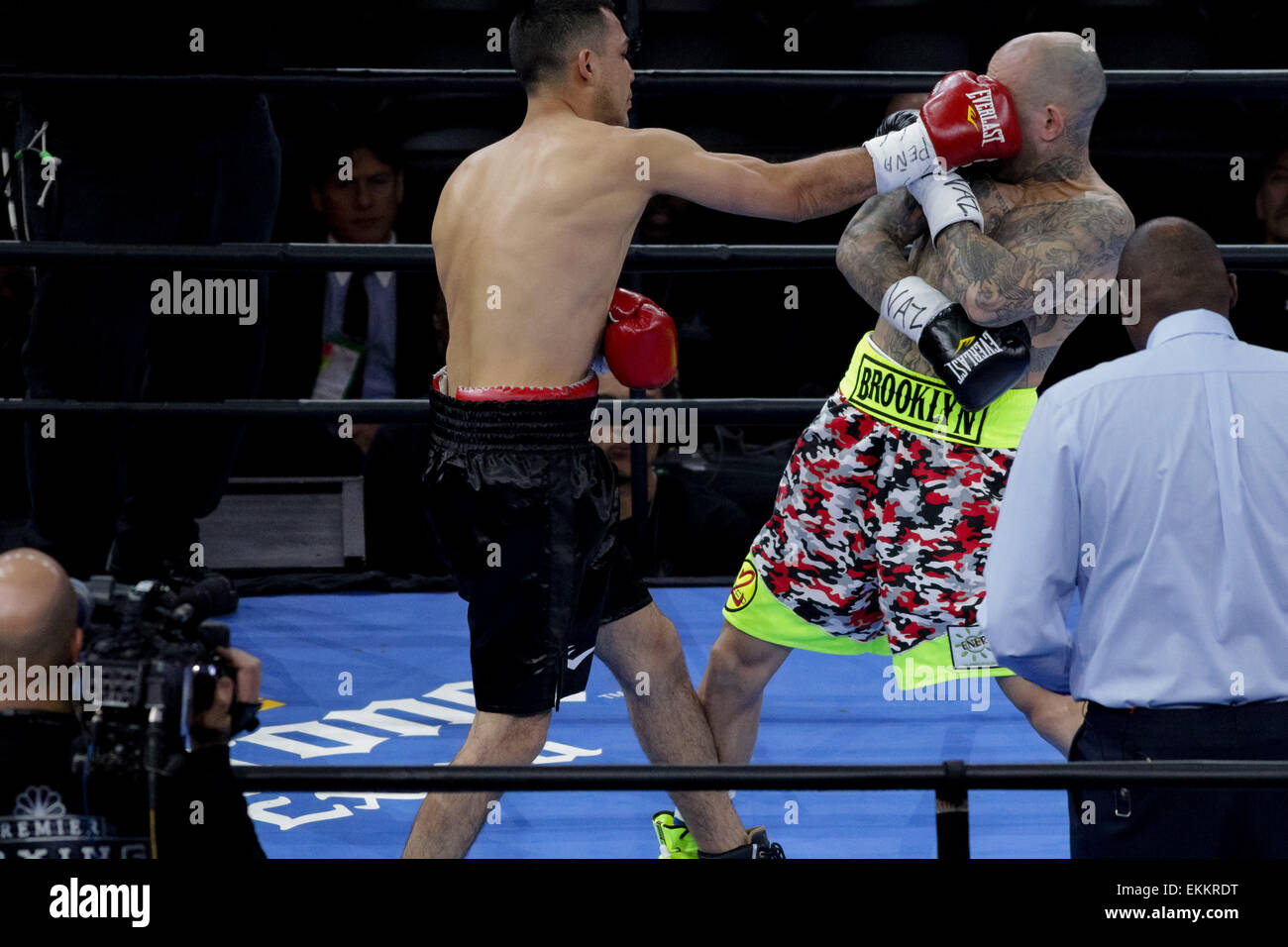 Brooklyn, New York, USA. 11th Apr, 2015. LUIS COLLAZO and CHRIS ...