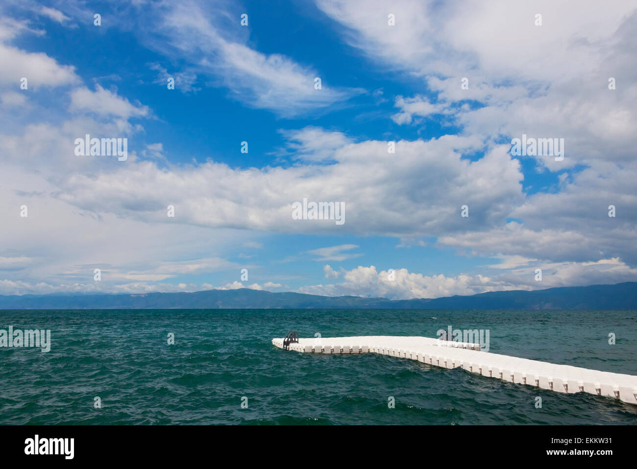 Lake Ohrid, UNESCO World Heritage site, Republic of Macedonia Stock ...