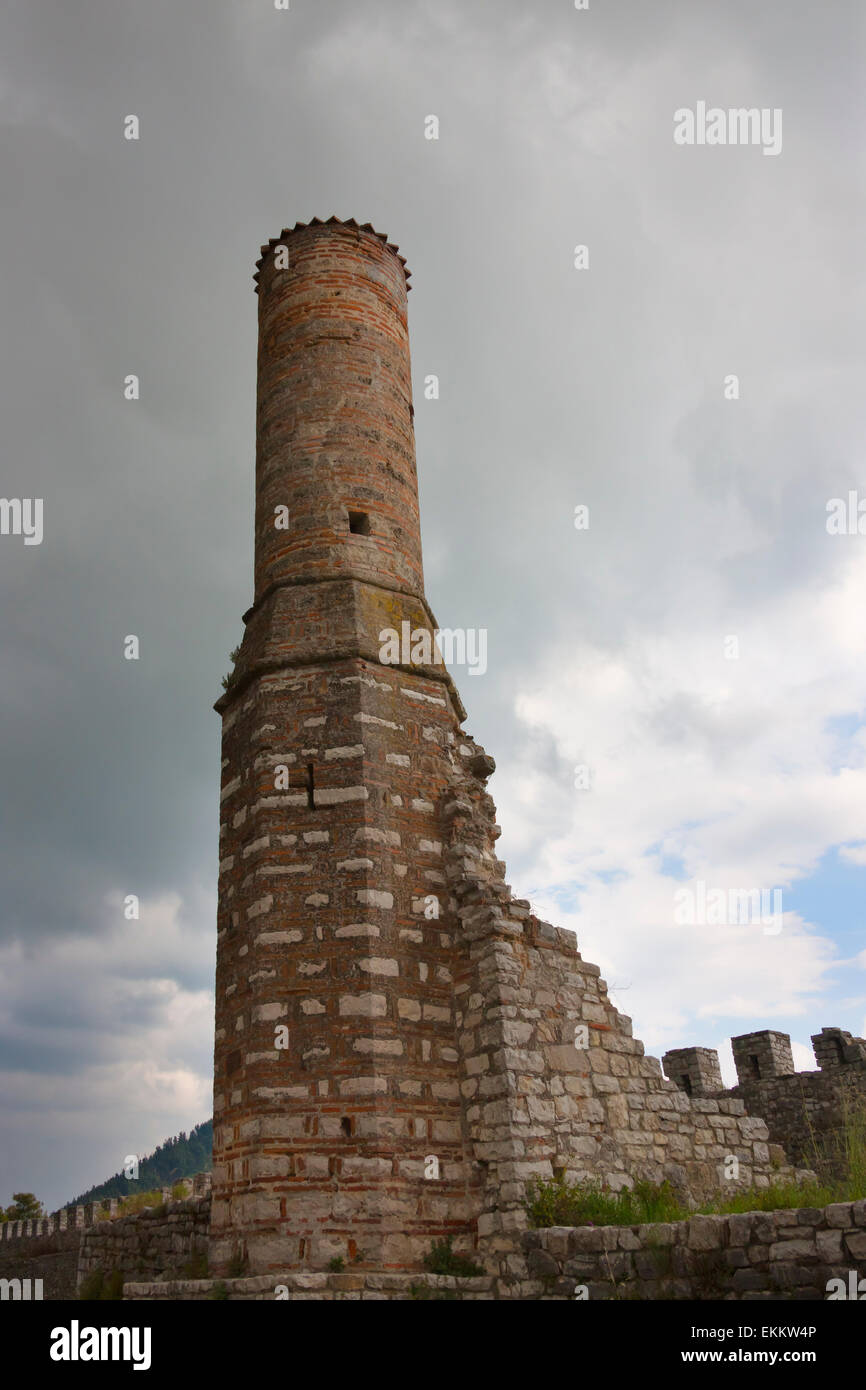 Red Mosque, a ruined mosque in Berat Castle (UNESCO World Heritage site ...
