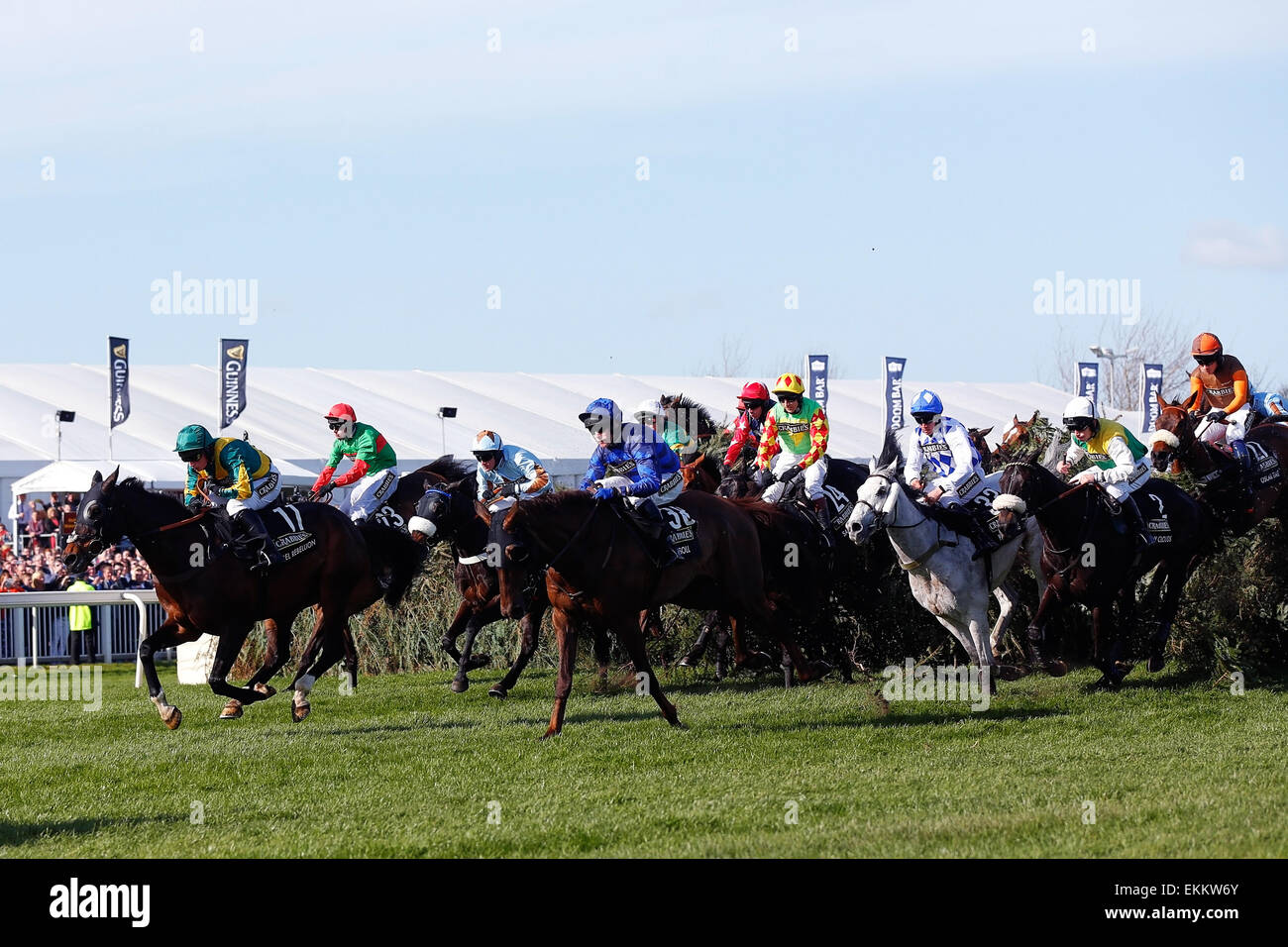 Liverpool, UK. 11th April, 2015. Aintree race course, Liverpool ...