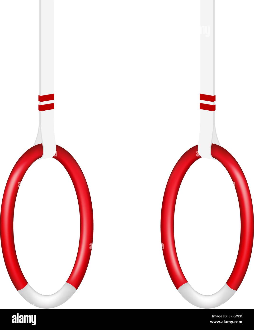 Two red rings Stock Vector Images - Alamy