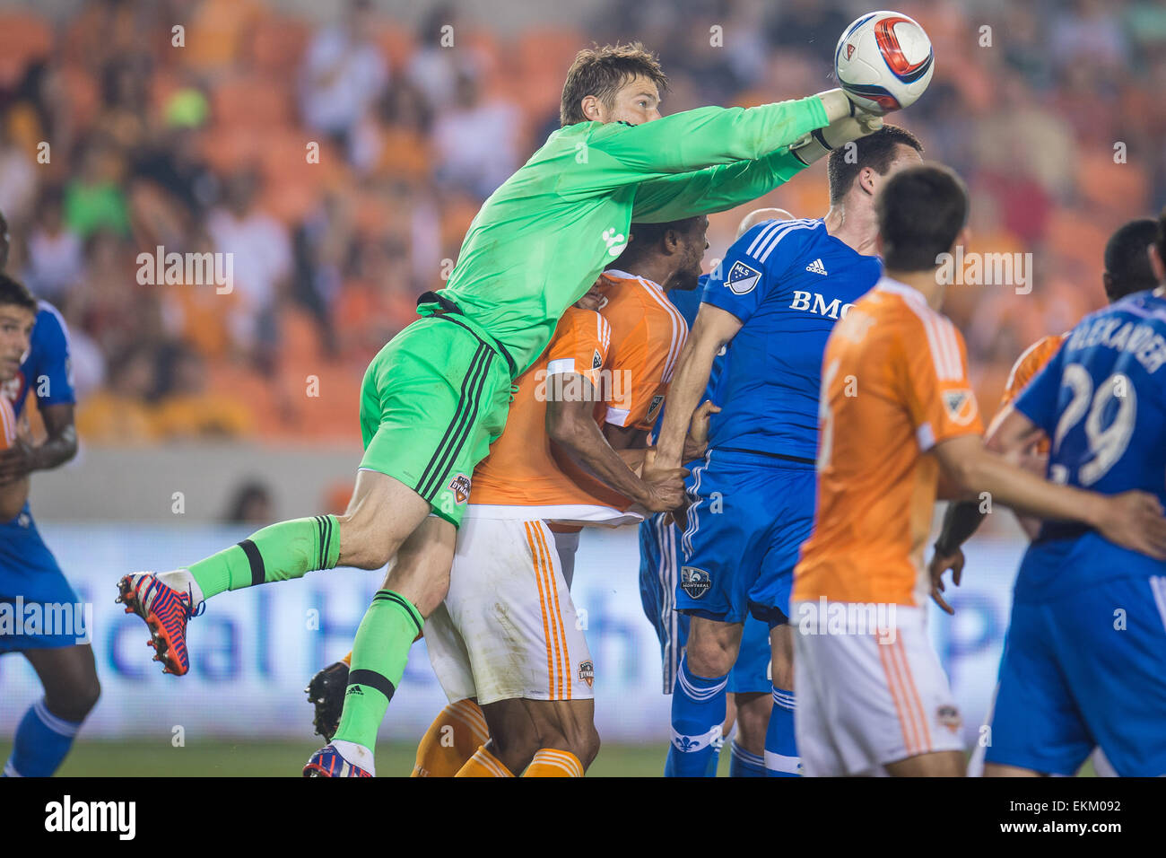 Houston, Texas, USA. 11th Apr, 2015. Houston Dynamo goalkeeper Tyler ...