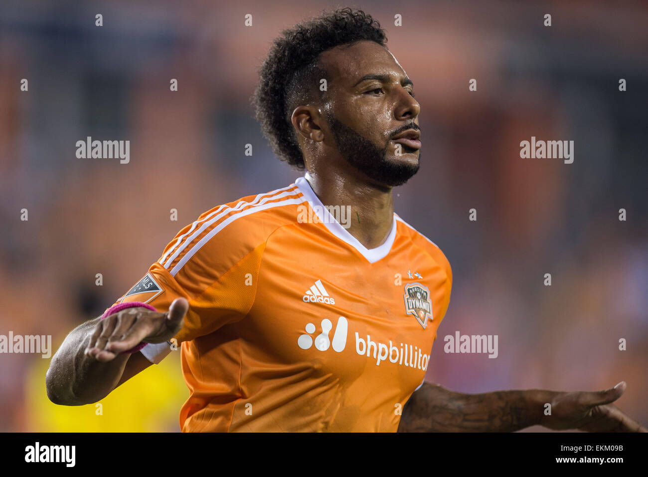 Houston, Texas, USA. 11th Apr, 2015. Houston Dynamo forward Giles ...