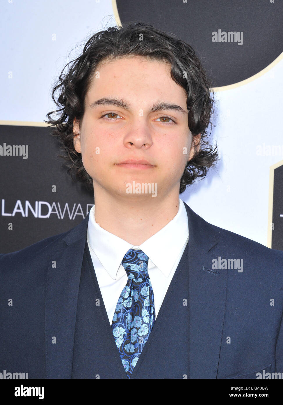 Los Angeles, California, USA. 11th Apr, 2015. Max Burkholder attending ...