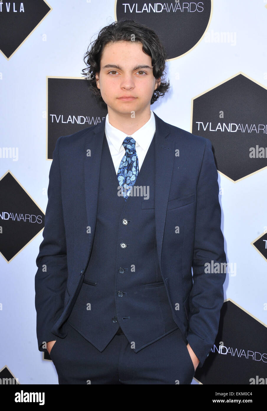 Los Angeles, California, USA. 11th Apr, 2015. Max Burkholder attending ...