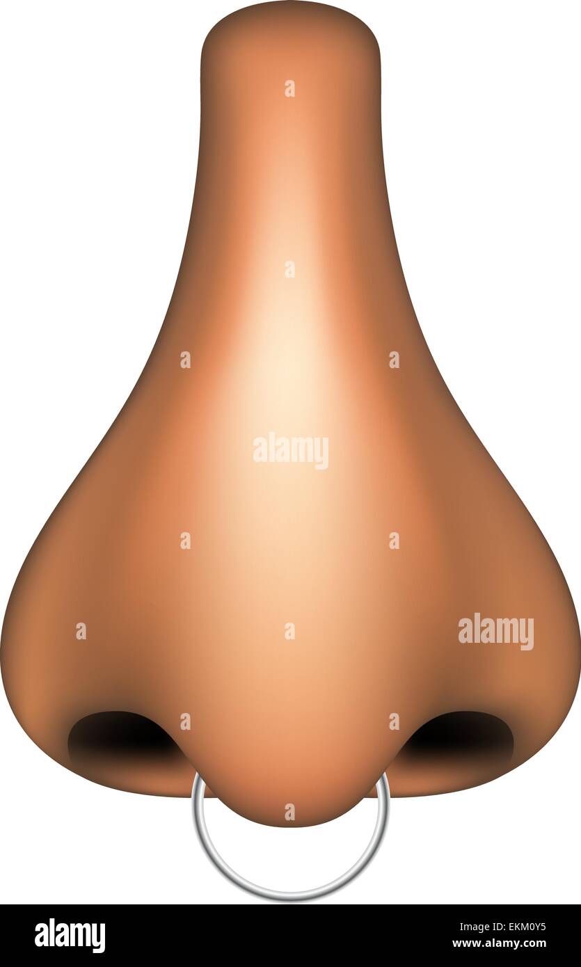 Nostril piercing Stock Vector Images - Alamy