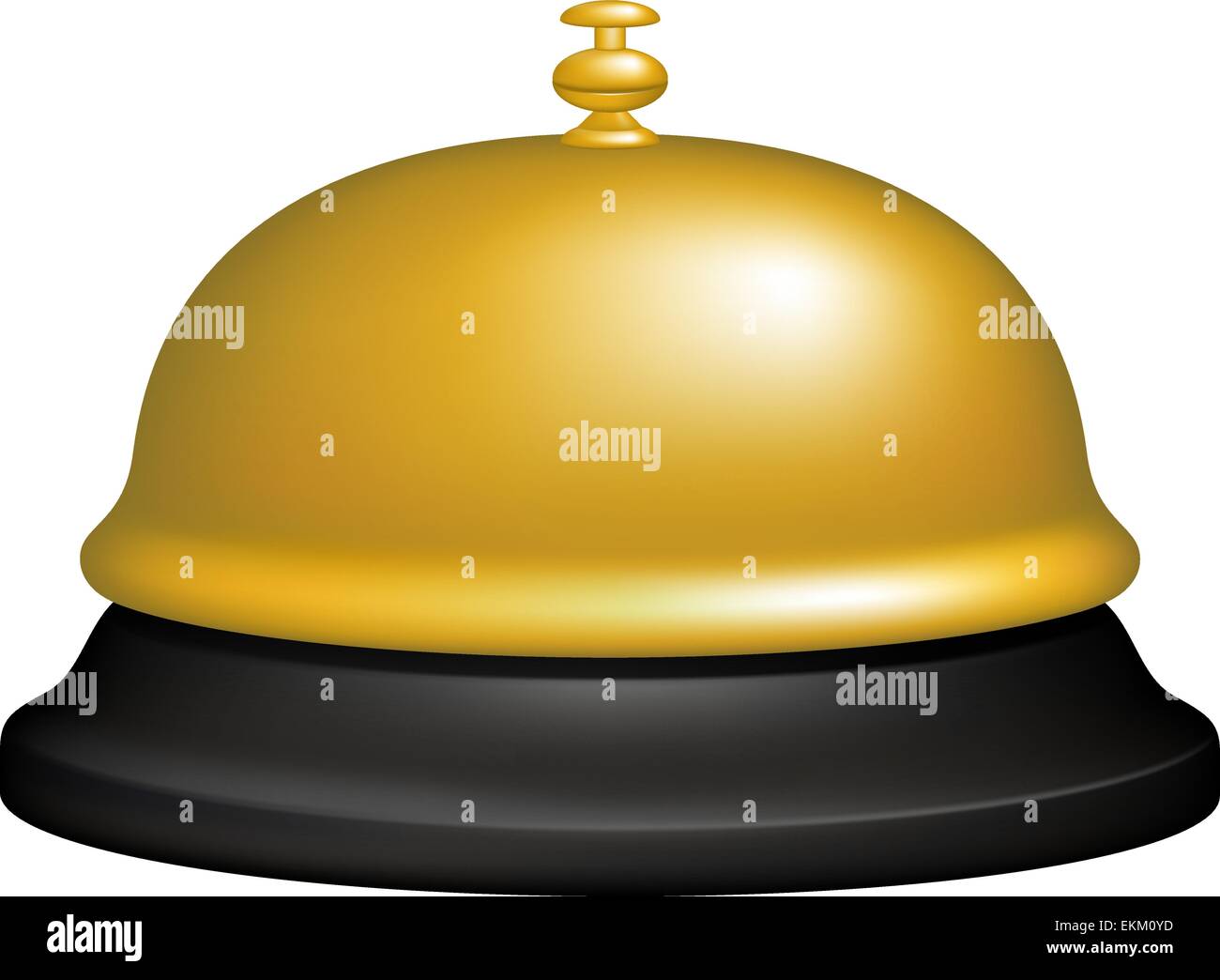 Service bell in black and golden design Stock Vector Image & Art - Alamy