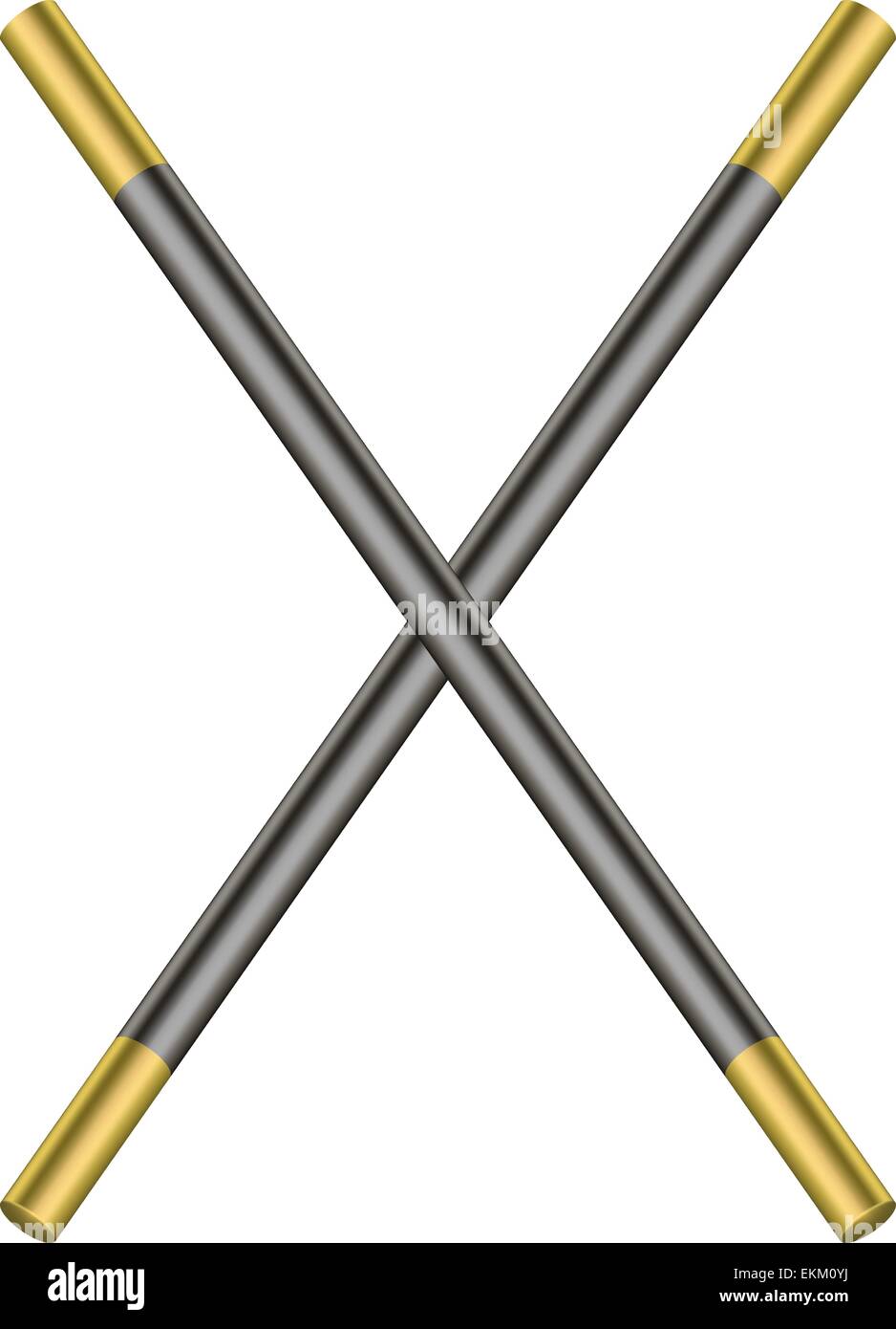 Magical wands Stock Vector Images - Alamy